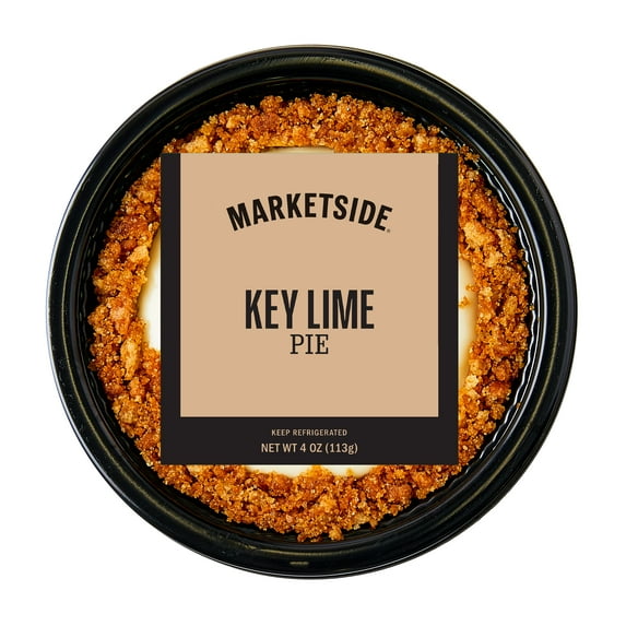 Marketside Mini Key Lime Baked Pie 4-Inch, 4 oz Tray with Real Lime, Graham Cracker Crust ...
