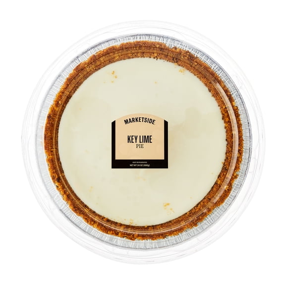 Marketside Key Lime Pie 9-inch 24 oz Tray with Fresh Squeezed Lime ...