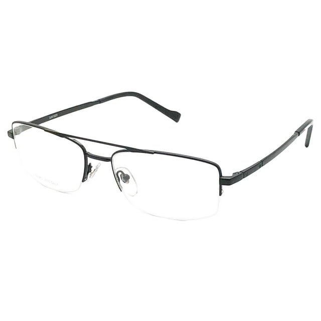 Walmart Men's Rectangle Eyeglasses, FM17098, Black, 58-18-145 - Walmart.com