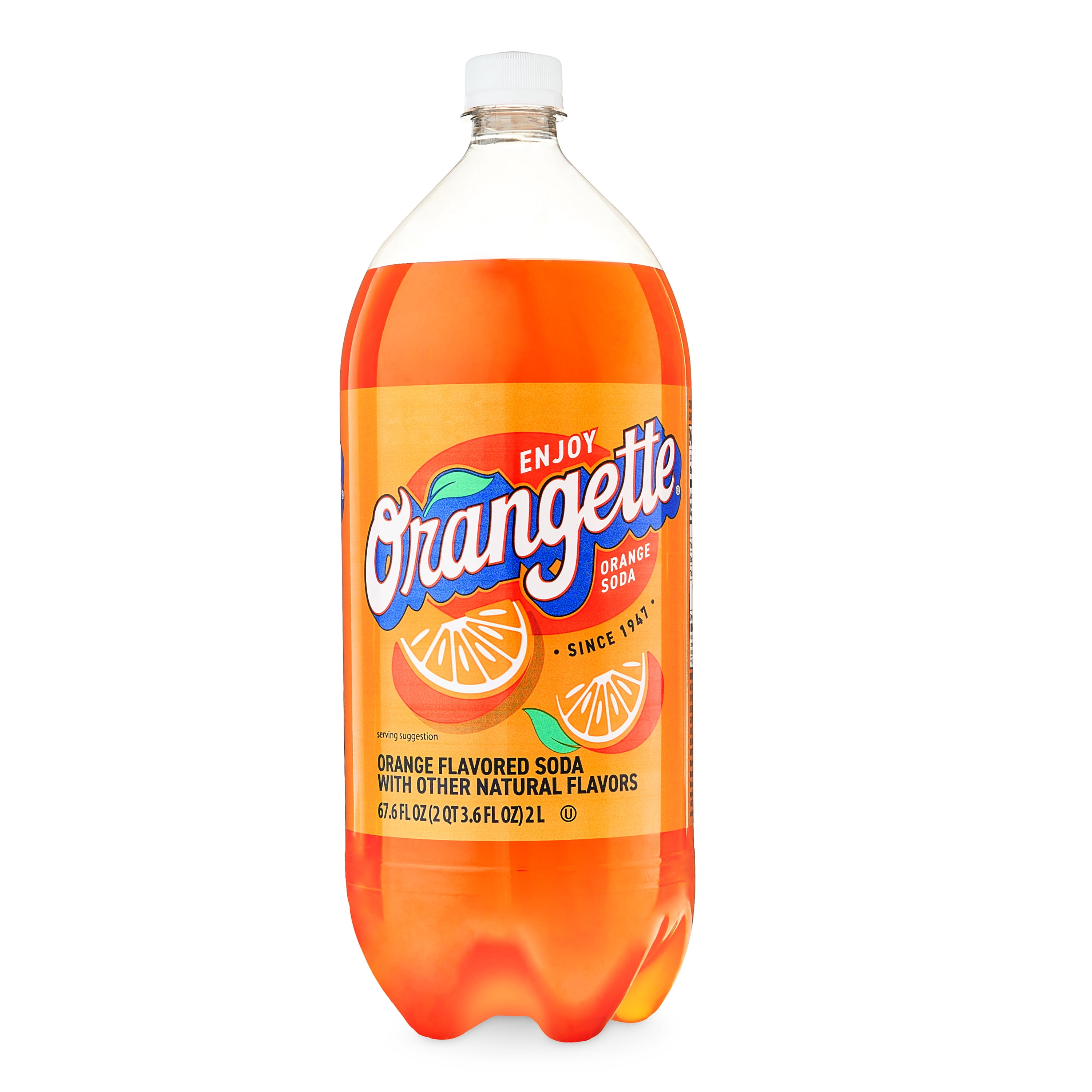 Great Value Orangette Orange Soda, 2 L Bottle - Walmart.com