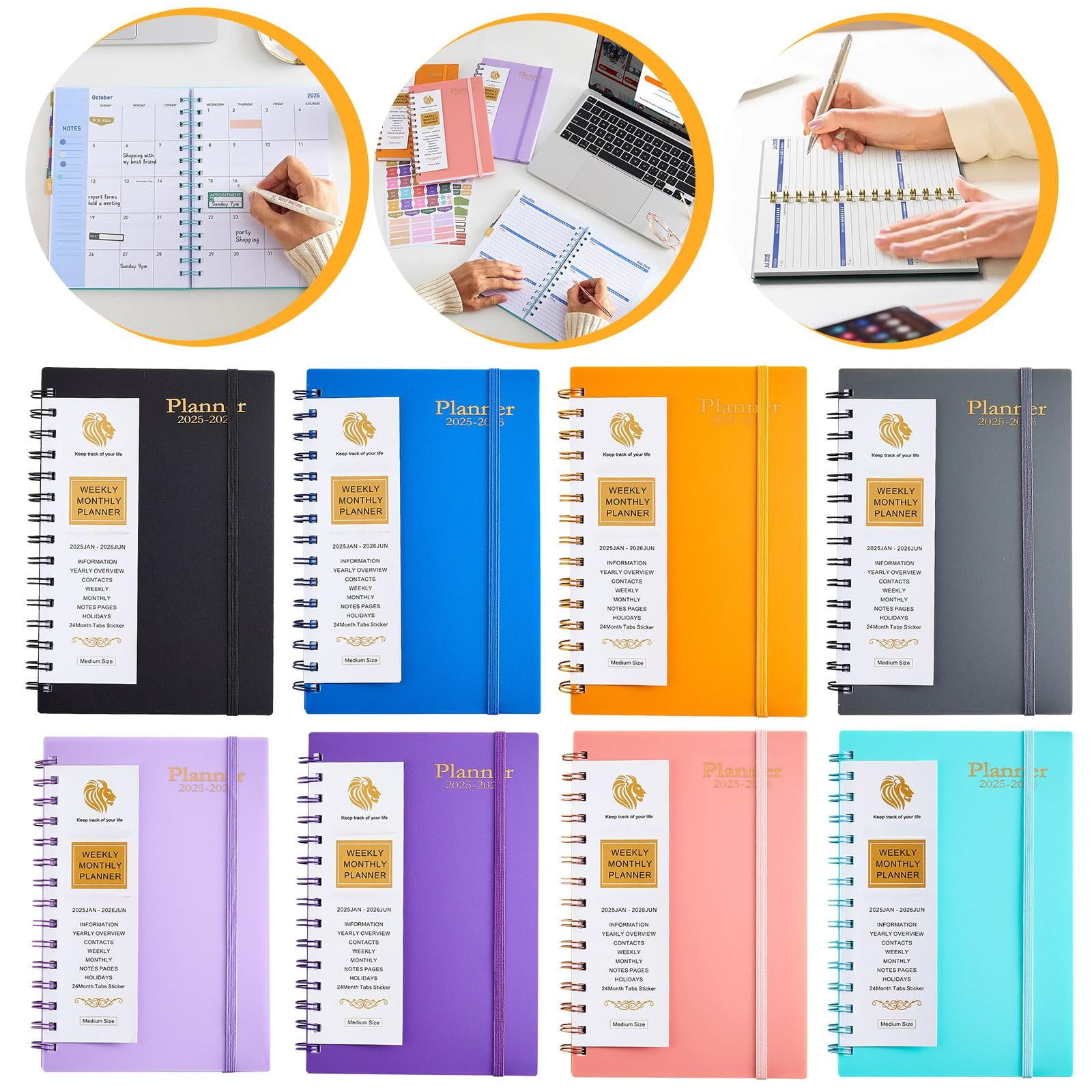 Walmart Outlet! Aminojy 2025 Planner - A5 Weekly & Monthly Planner ...
