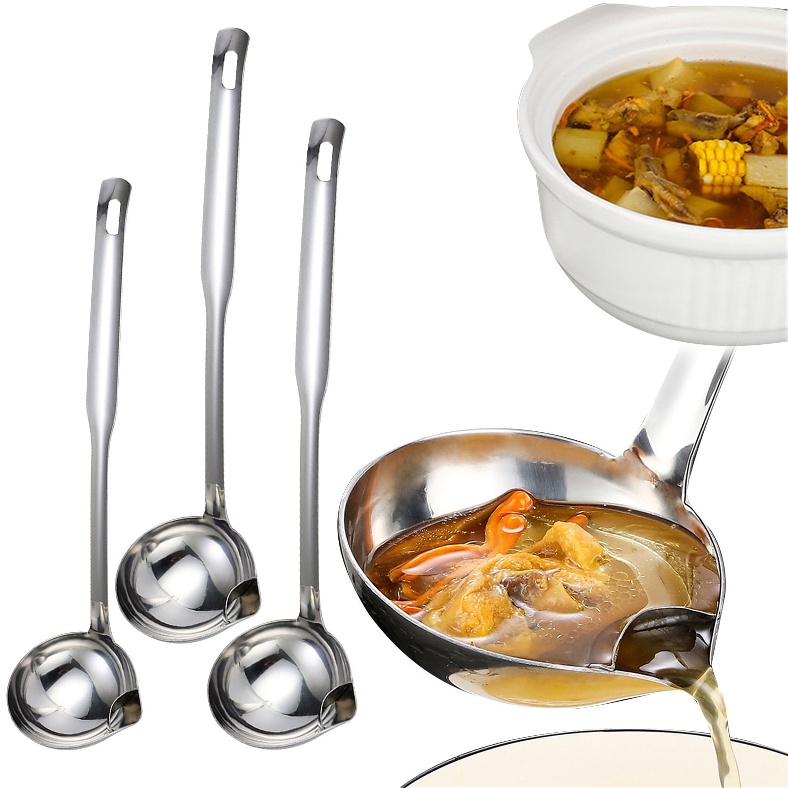 Walmart Pallets! Aminojy Fat Separator Ladle, Stainless Steel Oil ...