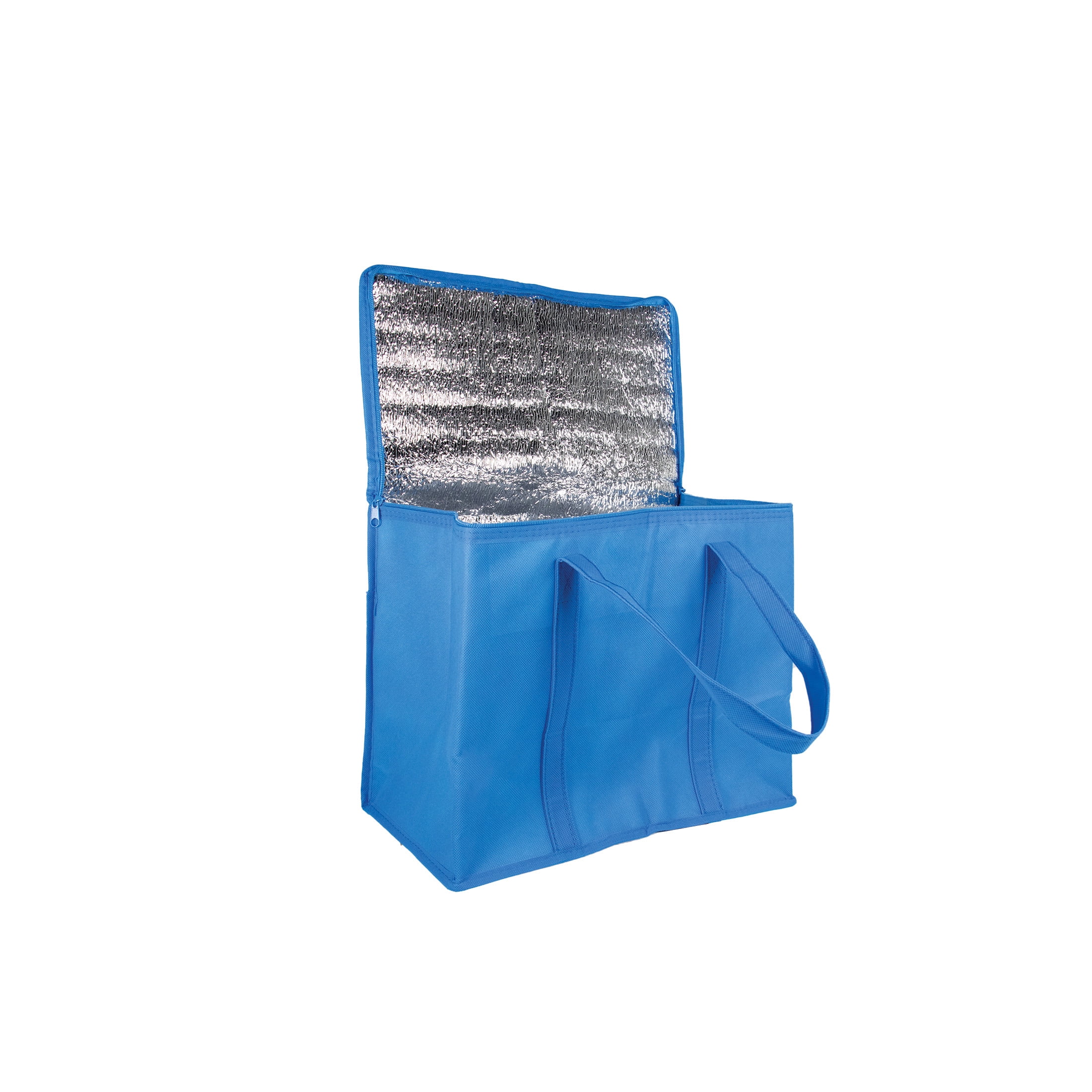Walmart Reusable Insulated Freezer Bag for Cold Food Transport, Blue ...