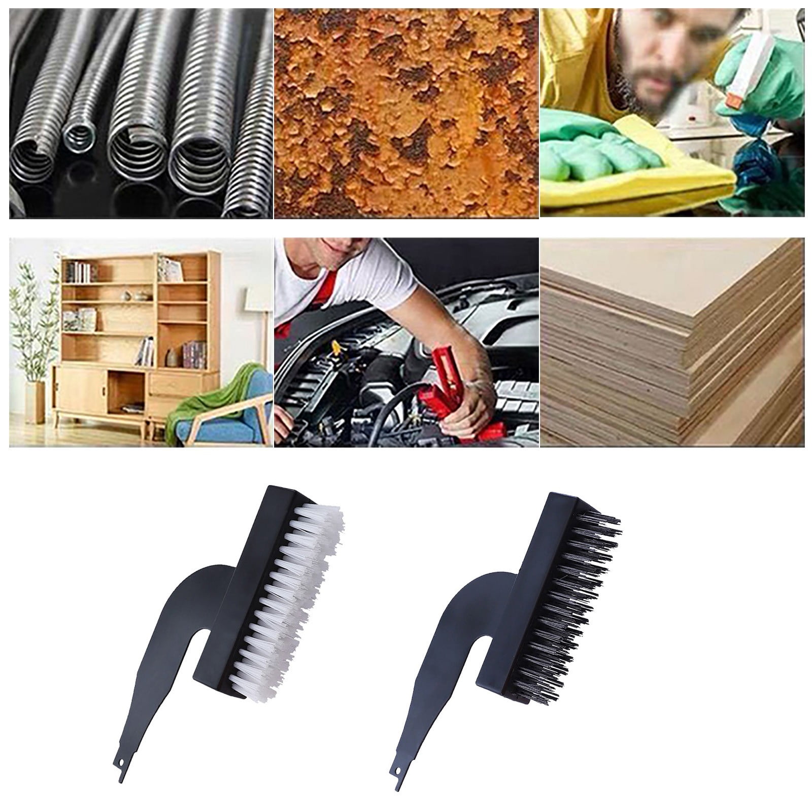 Walmart Savings! Detergent Eguiwyn Wire Brush Rust Paint Metal Cleaner ...