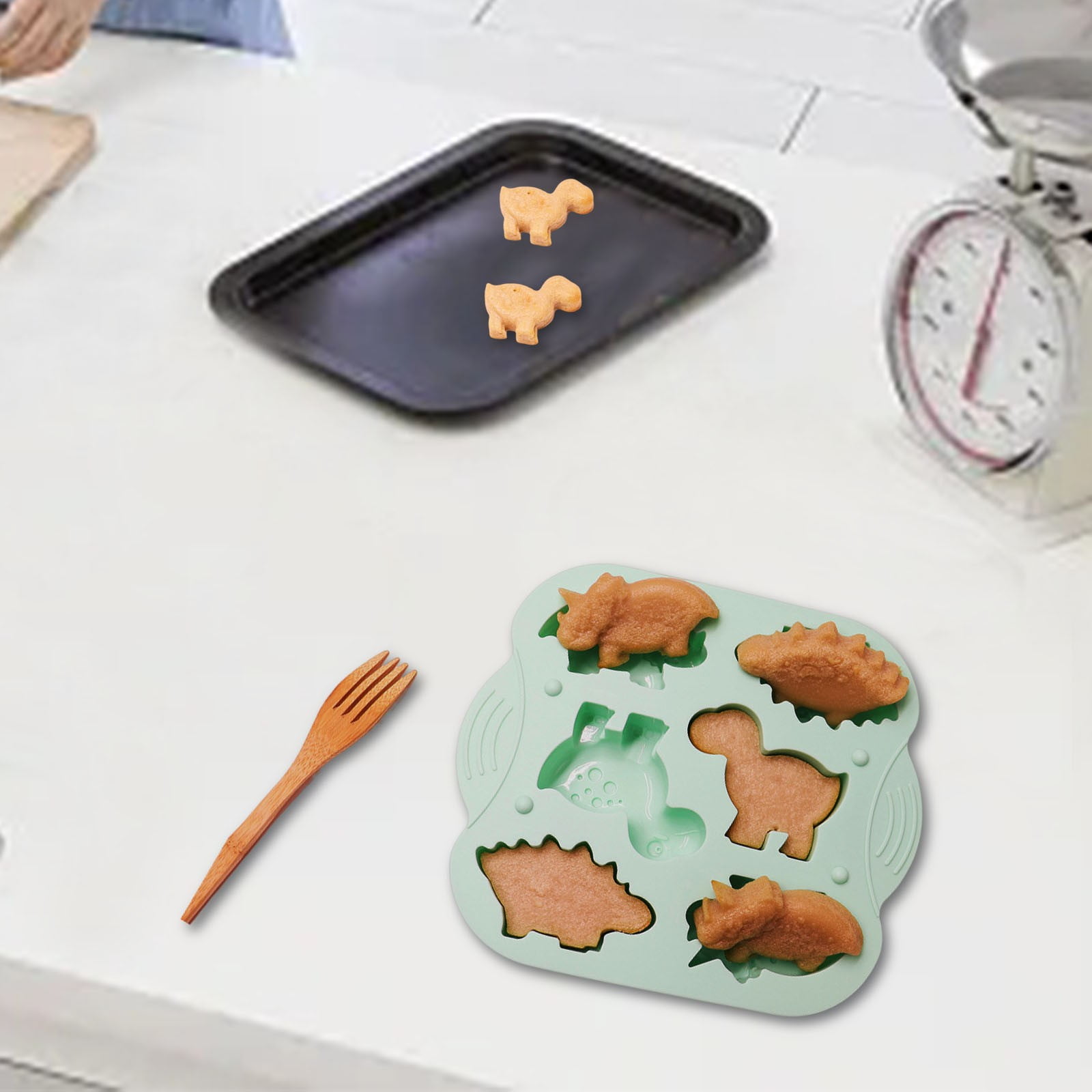 Walmart Snap Up Biscuit Moulds Miayilima Plastic Embossing Mold New Diy Platinum 6 Even Silicone ...