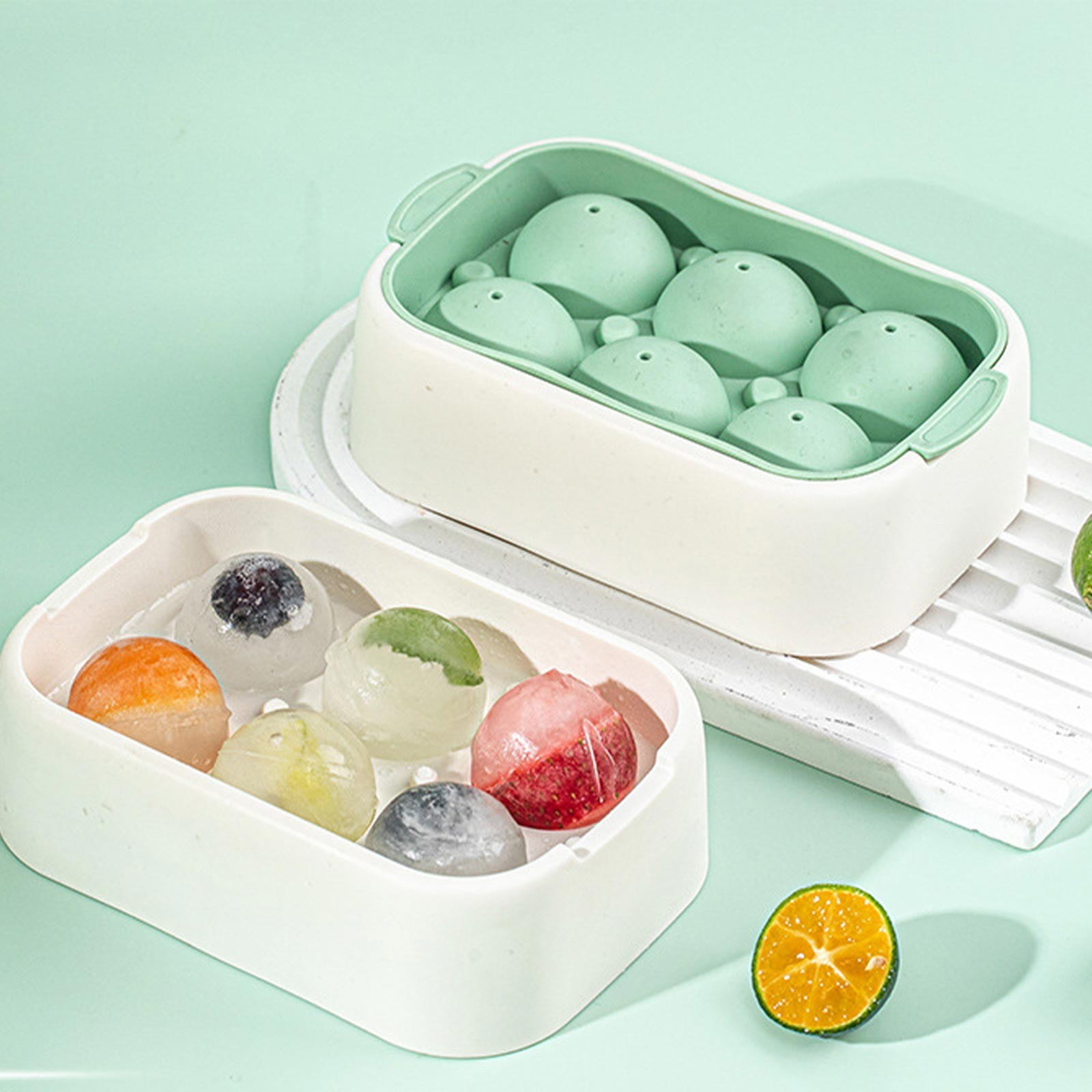 Walmart Snap Up Ice Cube Mold Miayilima Kitchen Ice Grid Creative 6 ...