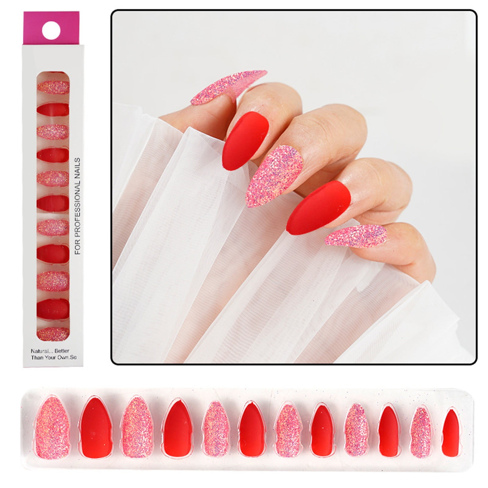 Walmart Week Sales Fake Nails,Press On Nails Fake Nails Press On Nails ...