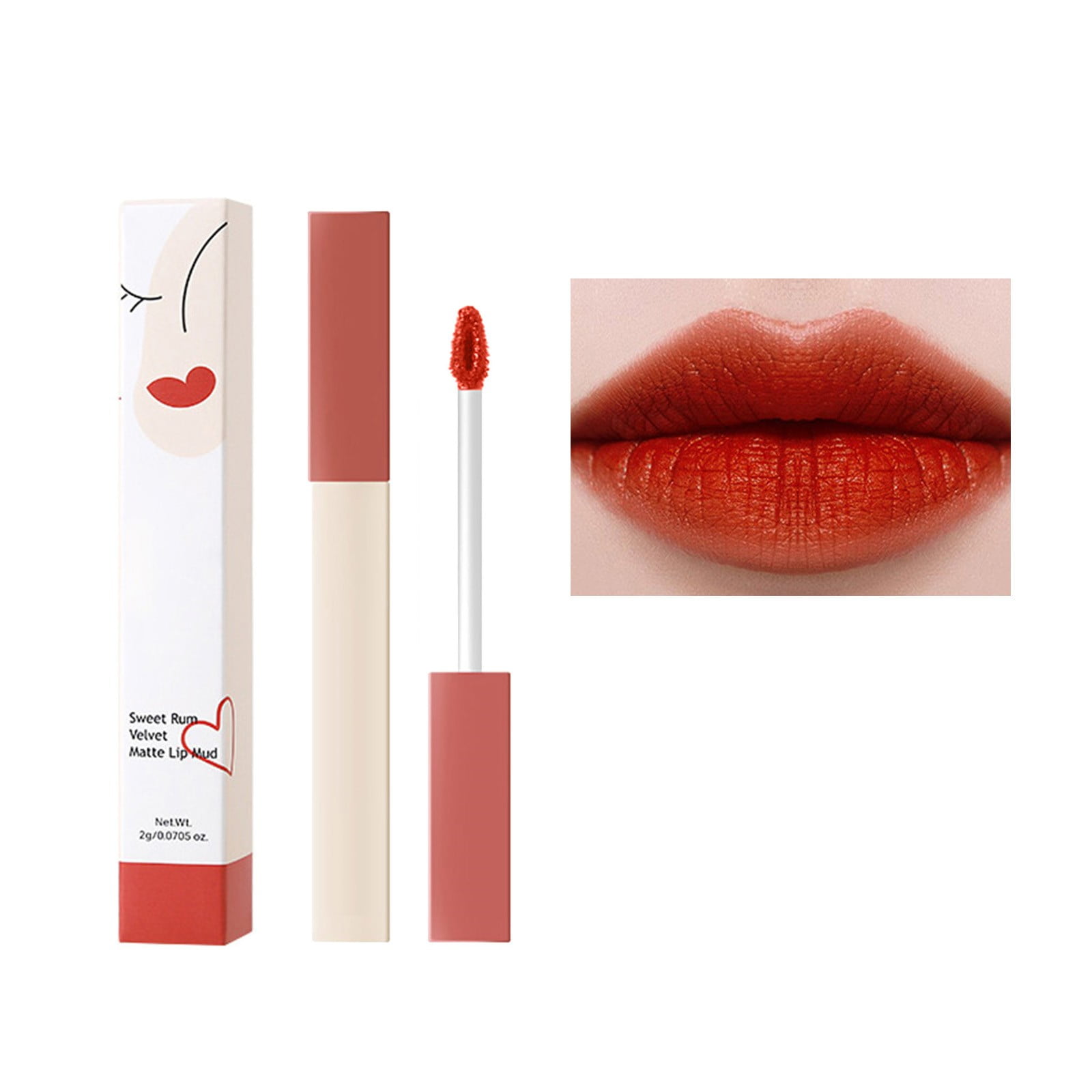 Walmart Week Sales Lip Glosses,Lip Mud Is Not Easy To Fade Velvet Soft ...