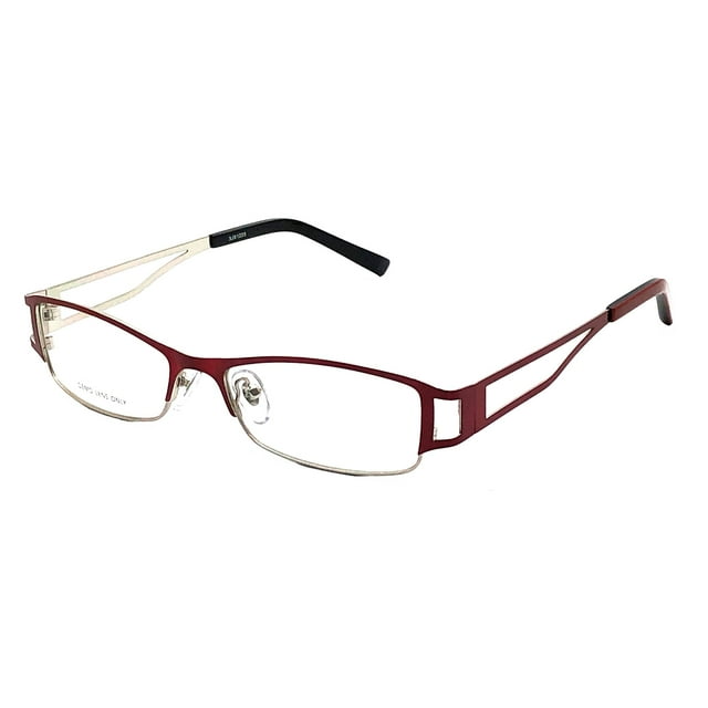 Walmart Women's Eyeglasses, FM9227, Burgundy, 53-16-140, with Case - Walmart.com