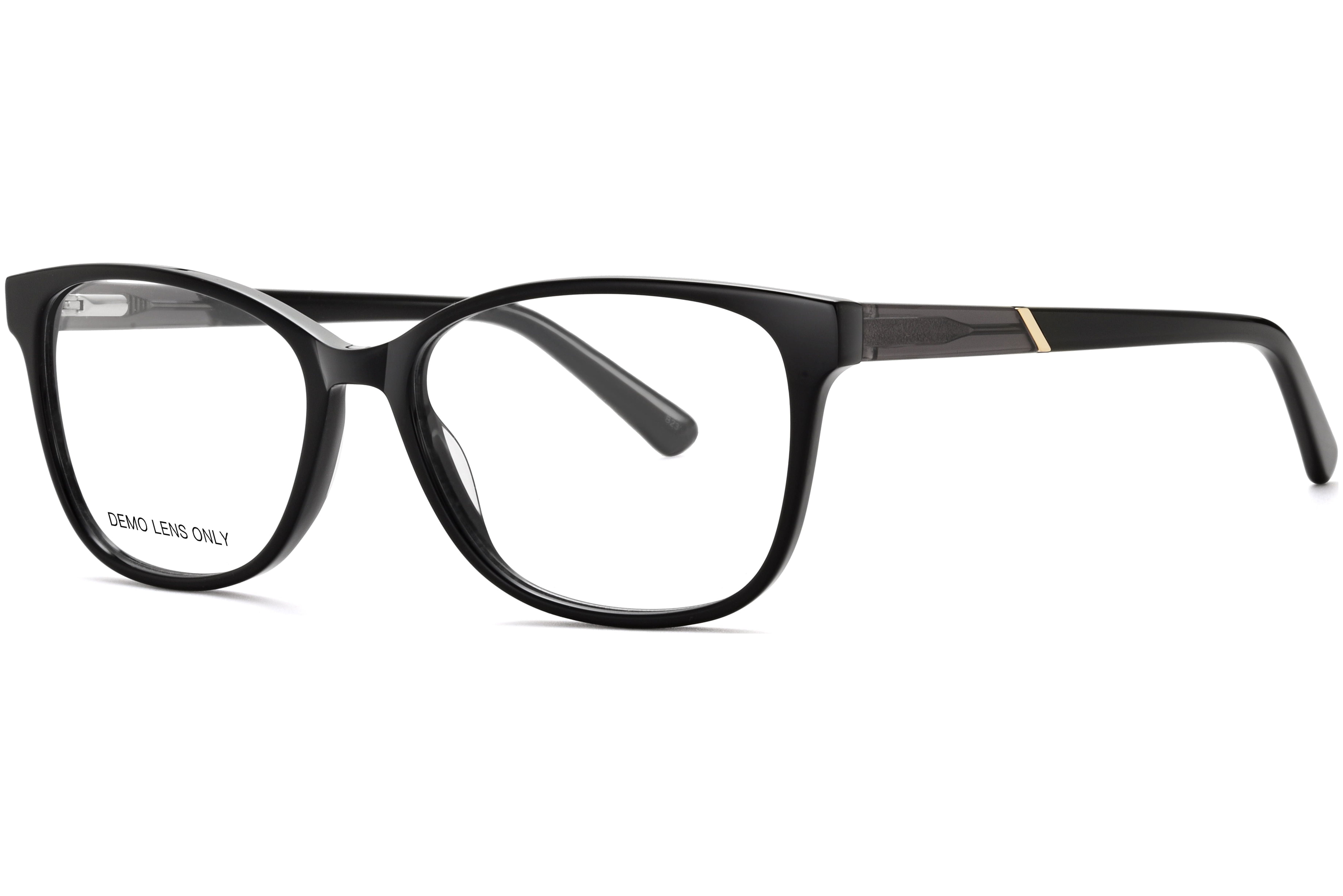 Walmart Women's Eyeglasses, MJ07322, Black, 54-16-140, with Case - Walmart.com