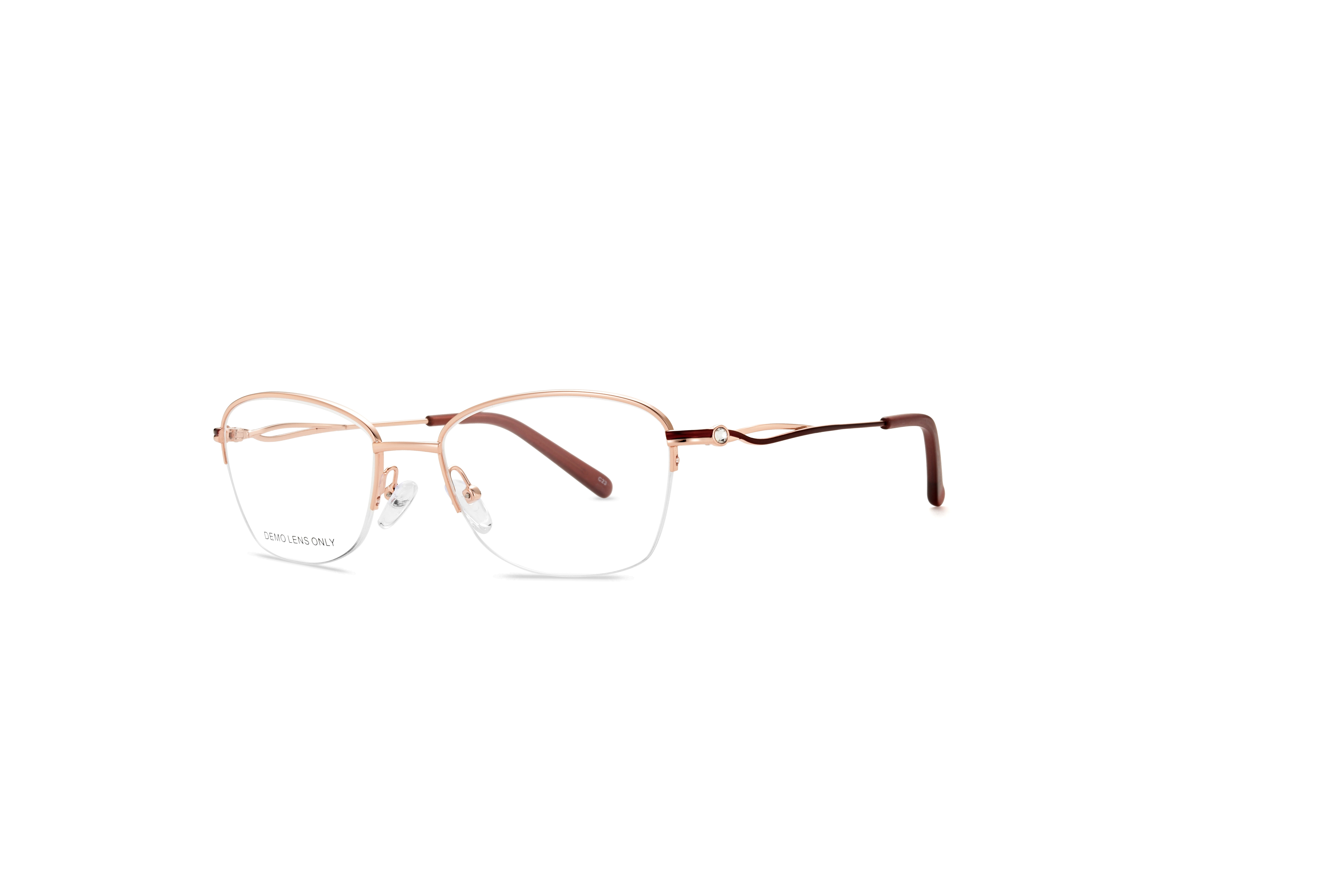 Walmart Women's Eyeglasses, MK10404, Gold, 52-18-135, with Case ...