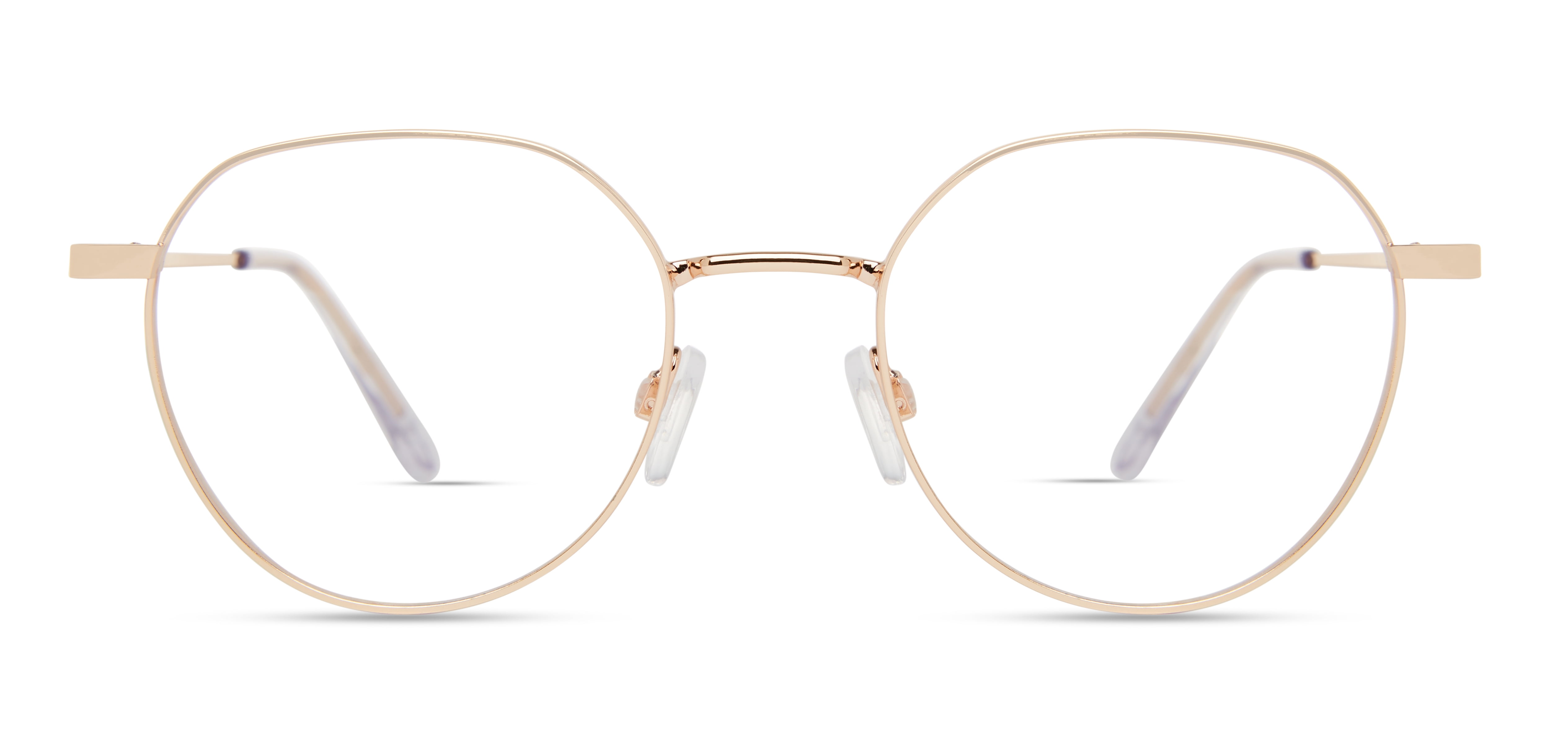 Walmart Women's Rx'able Eyeglasses, Mv026 Marissa, Gold, 50-19-144 ...