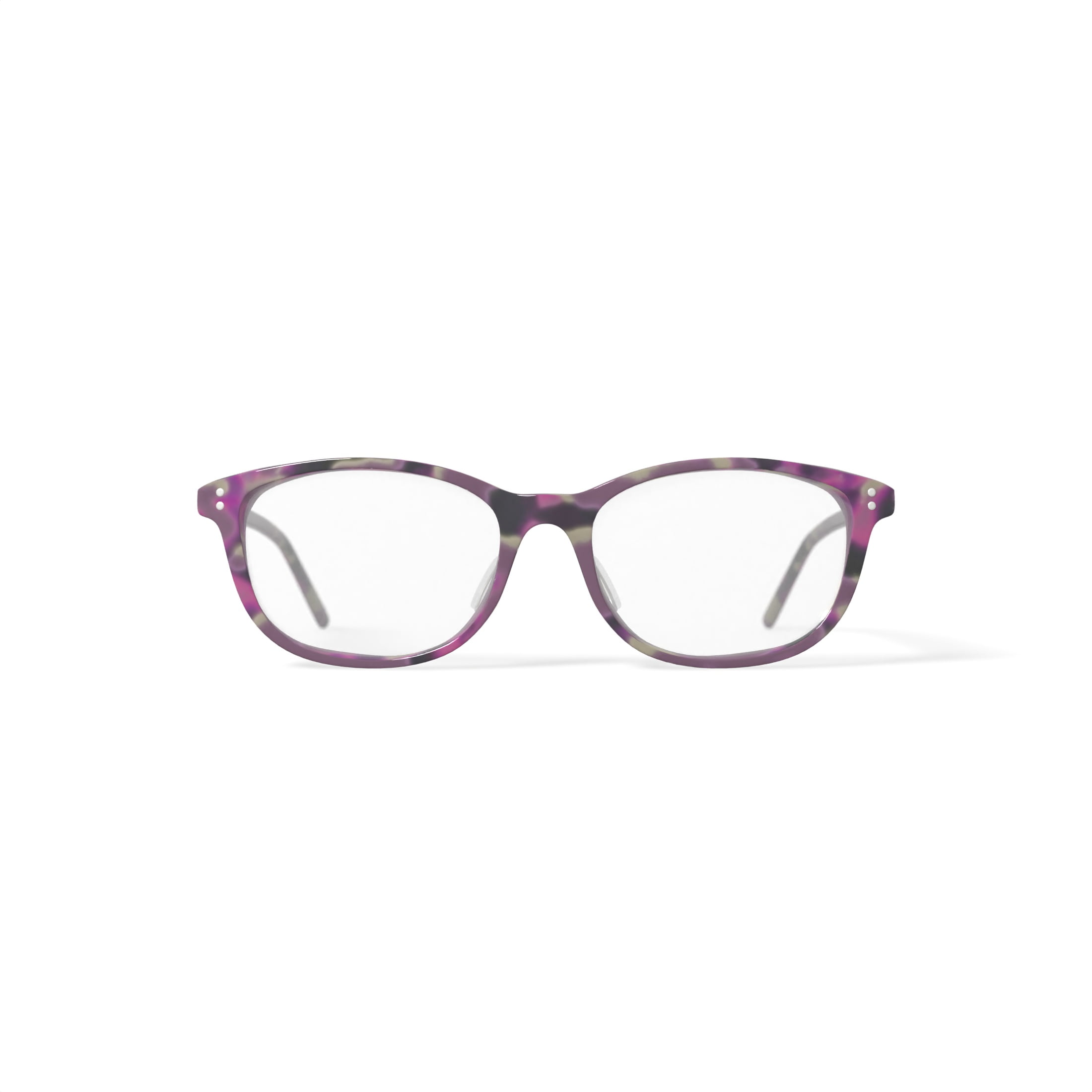 Walmart Women's WOP68 Oval Prescription Eyeglasses with Case, Purple ...