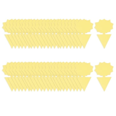 51 Pcs Yellow Dual-Sided Sticky Insect Traps for Flies, Aphids, Indoor ...