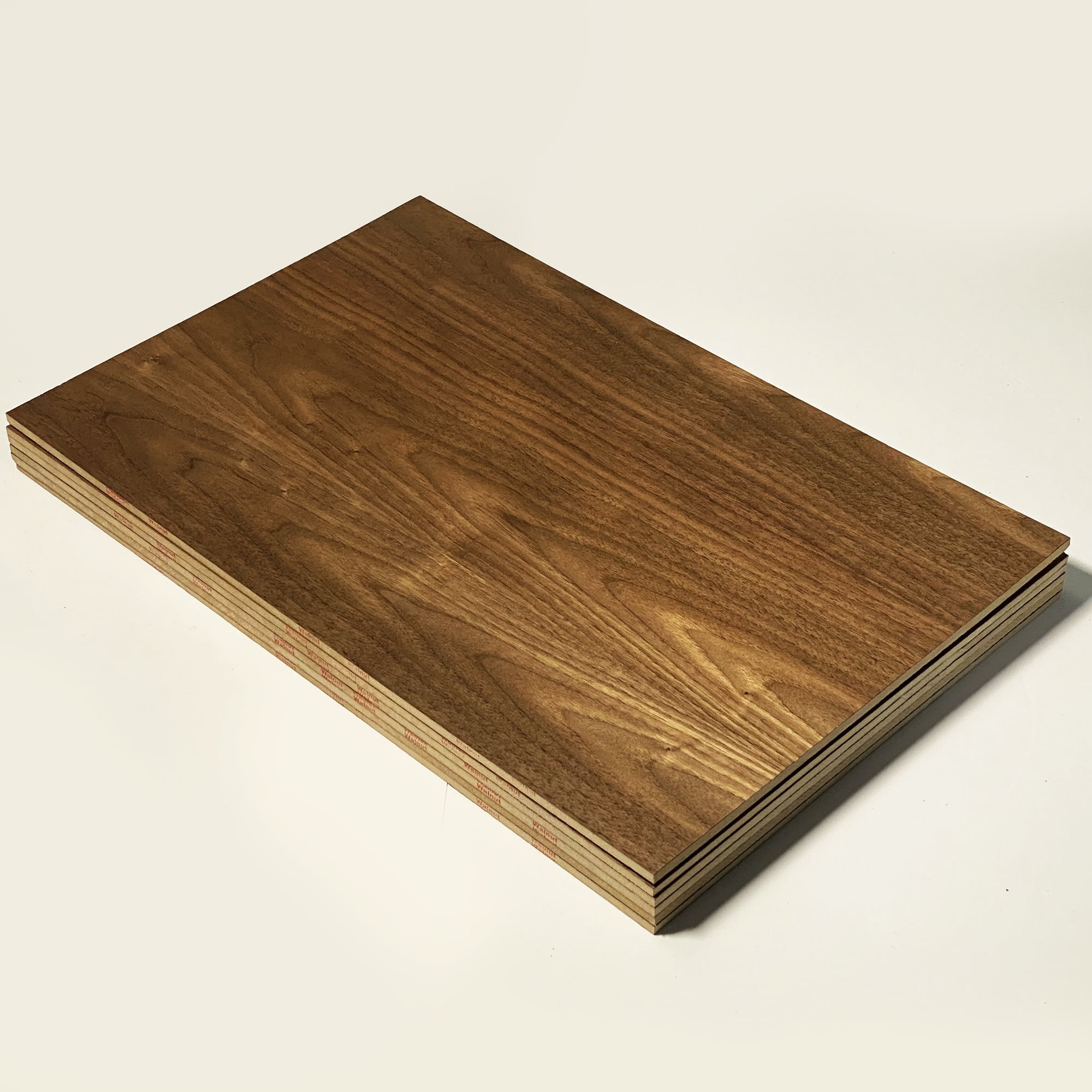 Walnut | 6mm 1/4th inch, 12”x19” Premium Finished Two Sided with MDF ...