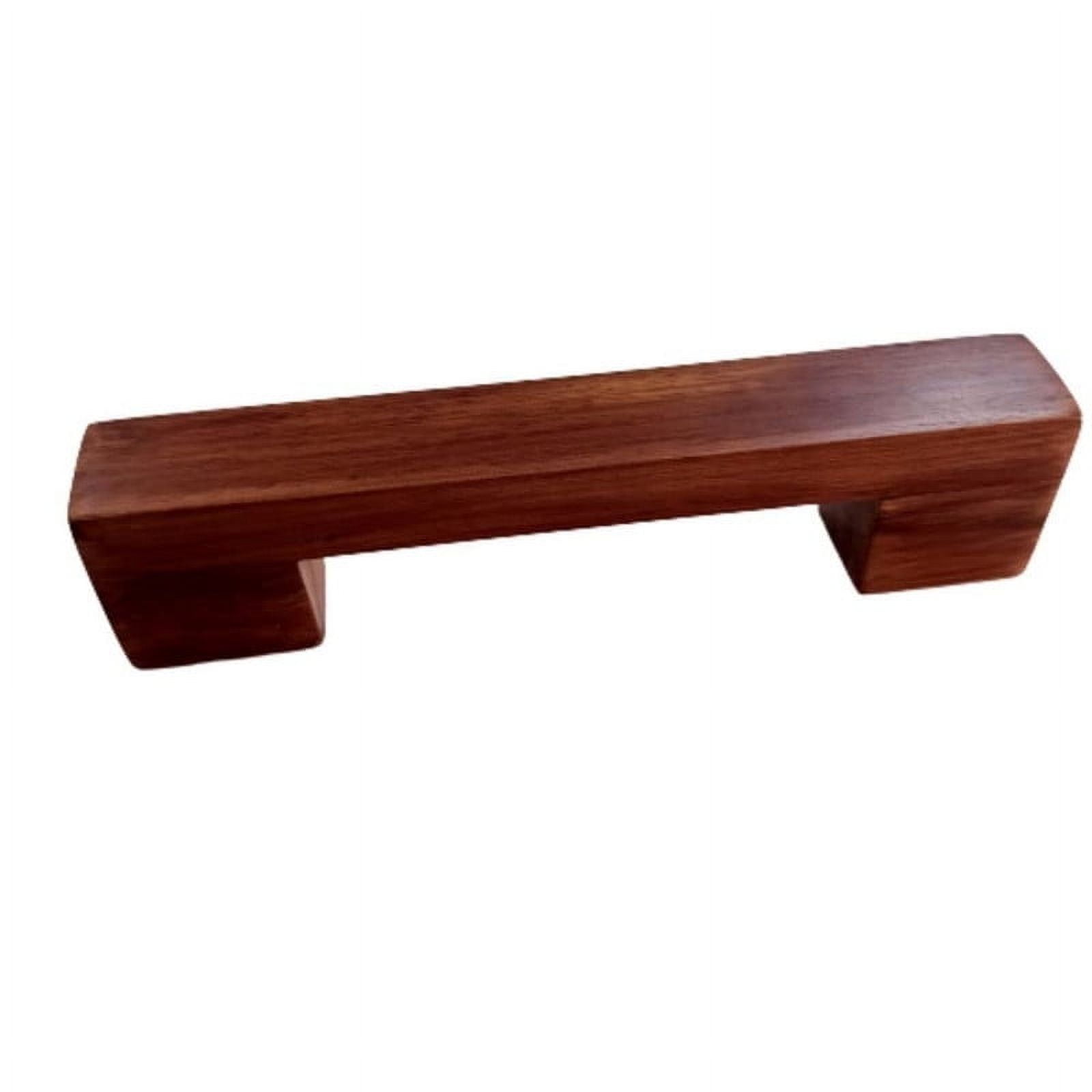 Walnut Brown Wooden Handle – Solid Teak Wood Pull Handle for Wardrobes ...