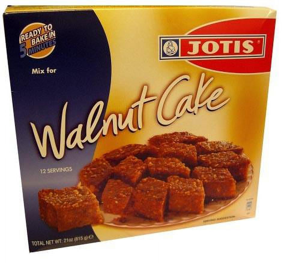 Walnut Cake Mix (Jotis) 12 servings, 615g (21 oz) - Walmart.com