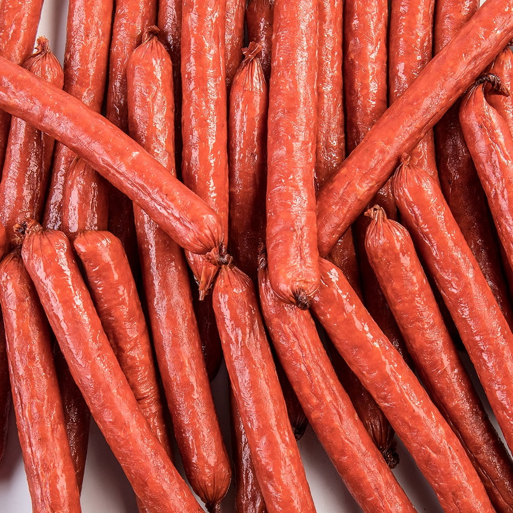 Walnut Creek Foods Jerky Sticks, Hickory Smoked Meat Snacks 2 Pound Bag ...