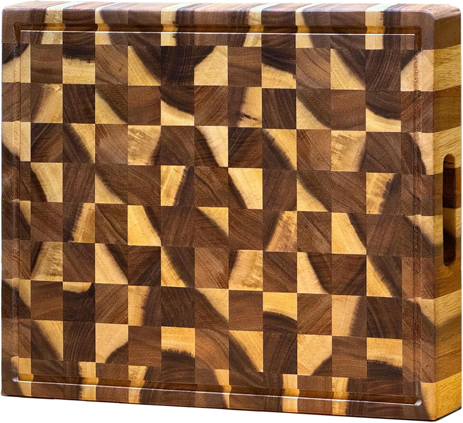 Walnut Cutting Board with Juice Groove and Handle 20x15x1.5 Inch ...