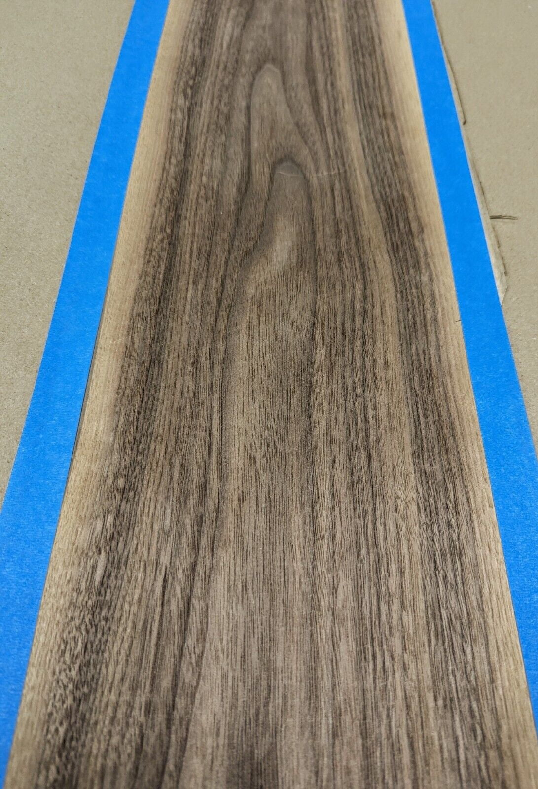 Walnut Flat Cut wood veneer sheet 8" X 50" raw no backing 1/42 ...