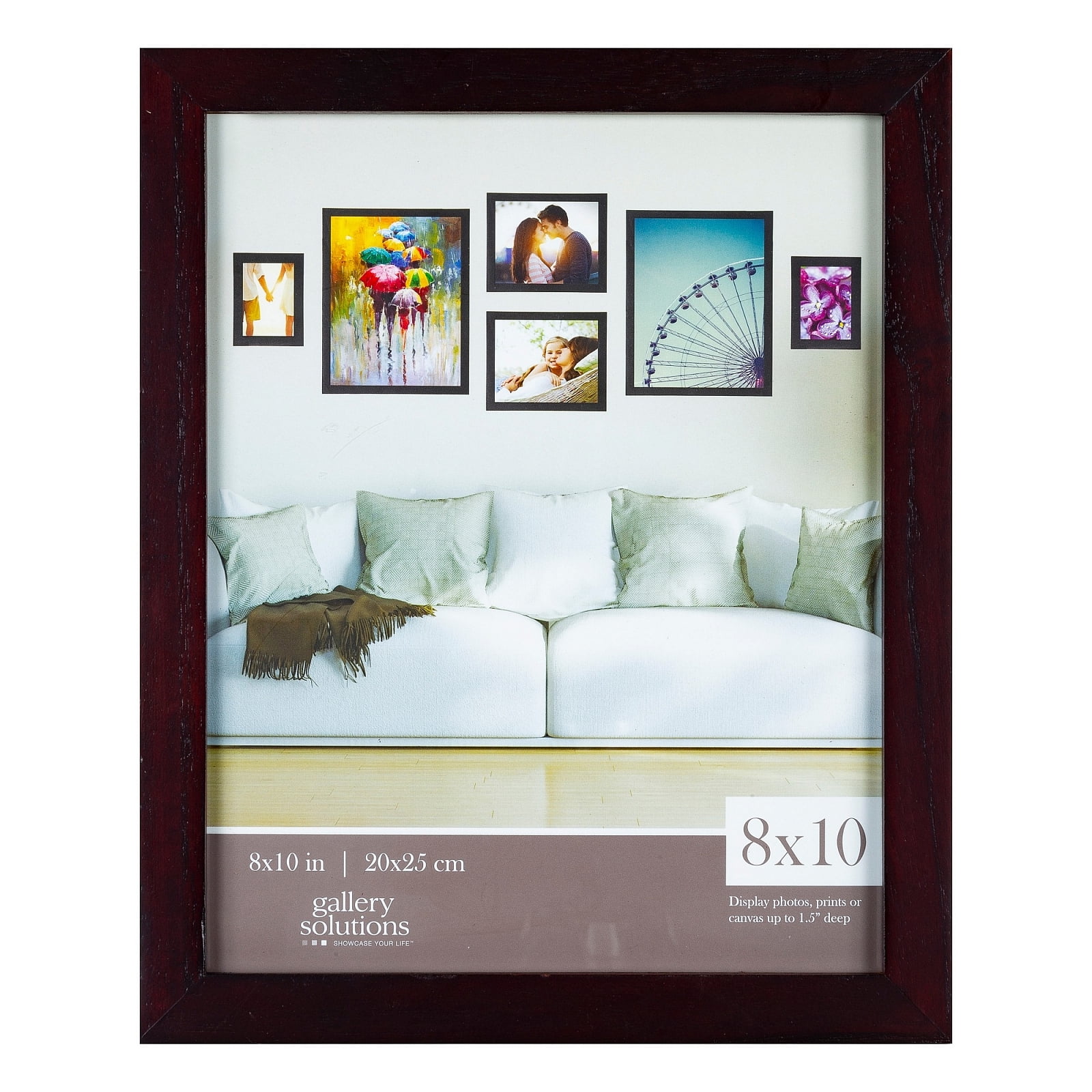 Walnut GALLERY 8x10 frame by Gallery Solutions - 8x10 - Walmart.com