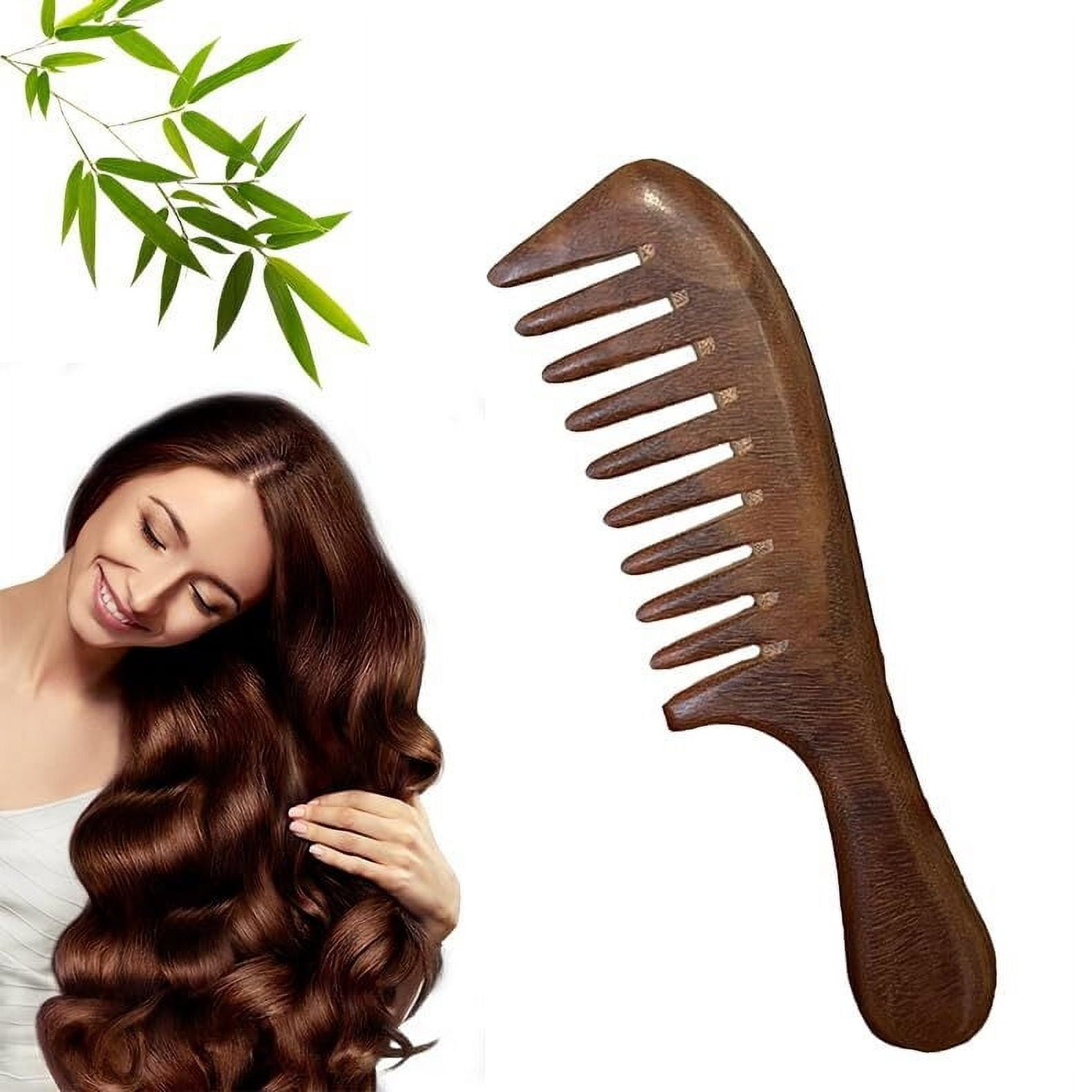 Walnut Hair Comb - walnut wood hair comb, wood combs for women hair ...