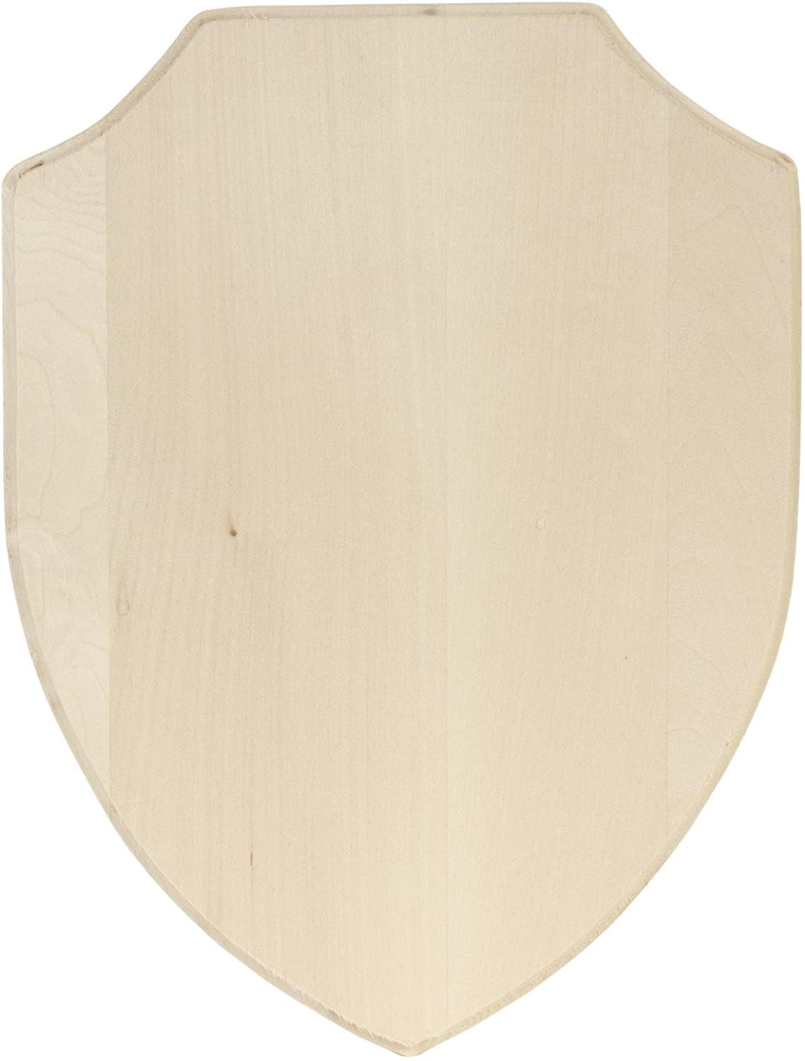 Walnut Hollow 41906 Basswood Simple Shield Plaque for Woodburning and ...