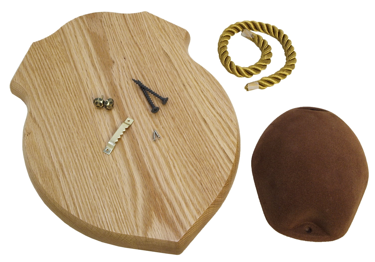 Walnut Hollow Country Solid Oak Antler Hunting Trophy Mount Kit for ...