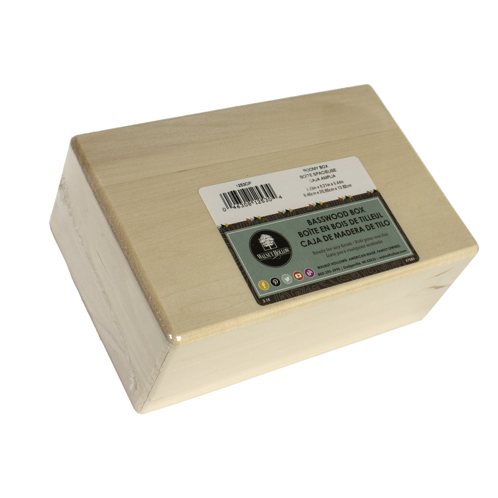 Walnut Hollow Roomy Box - Walmart.com