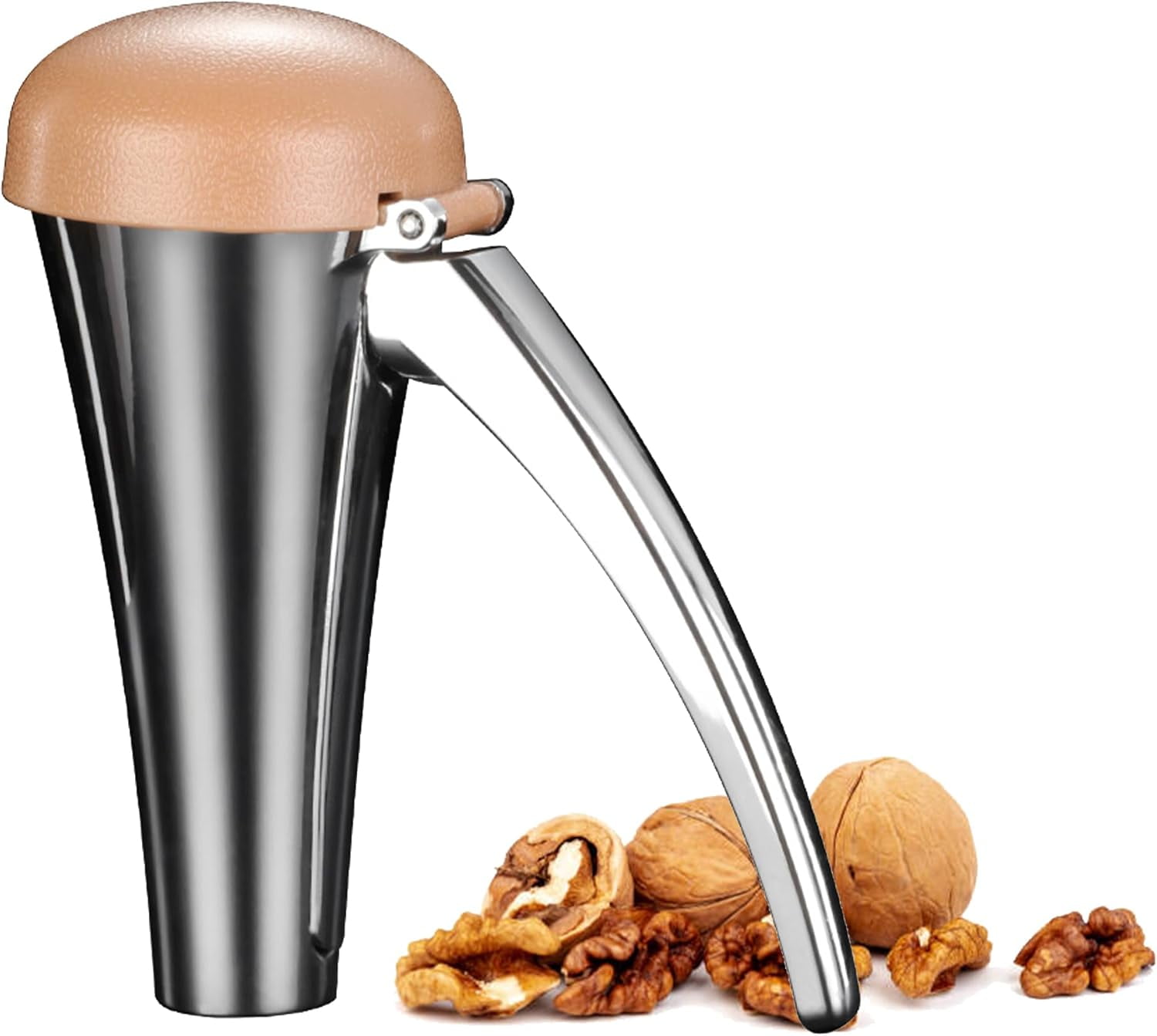 Walnut Nut Shelling Tool:Vertical Pecan Nut Cracker Tool,Zinc Alloy ...