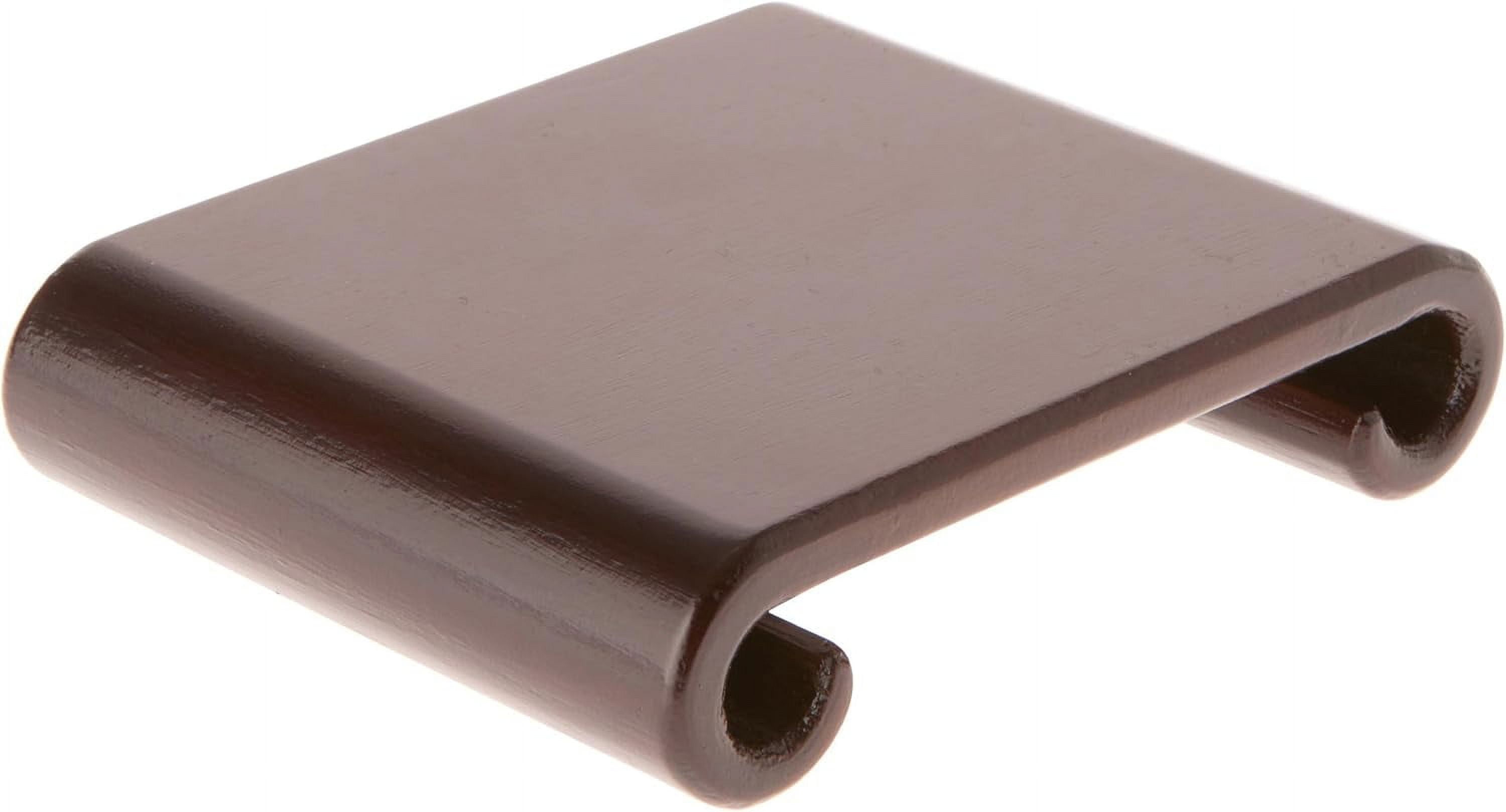 Walnut Scroll Wood Veneer Footed Display Base, 5" W x 4" D x 1.125" H ...