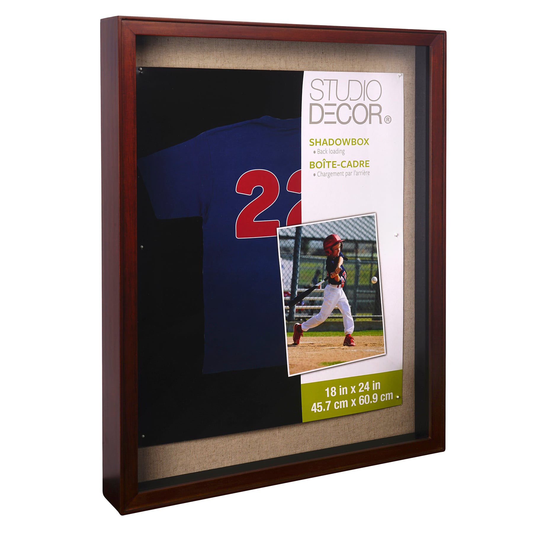 Walnut Shadow Box By Studio Décor® - Walmart.com
