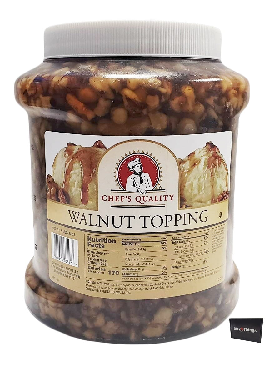 Walnut Sundae Topping for Ice Cream Dessert Baking | 5 lbs. - Walmart.com