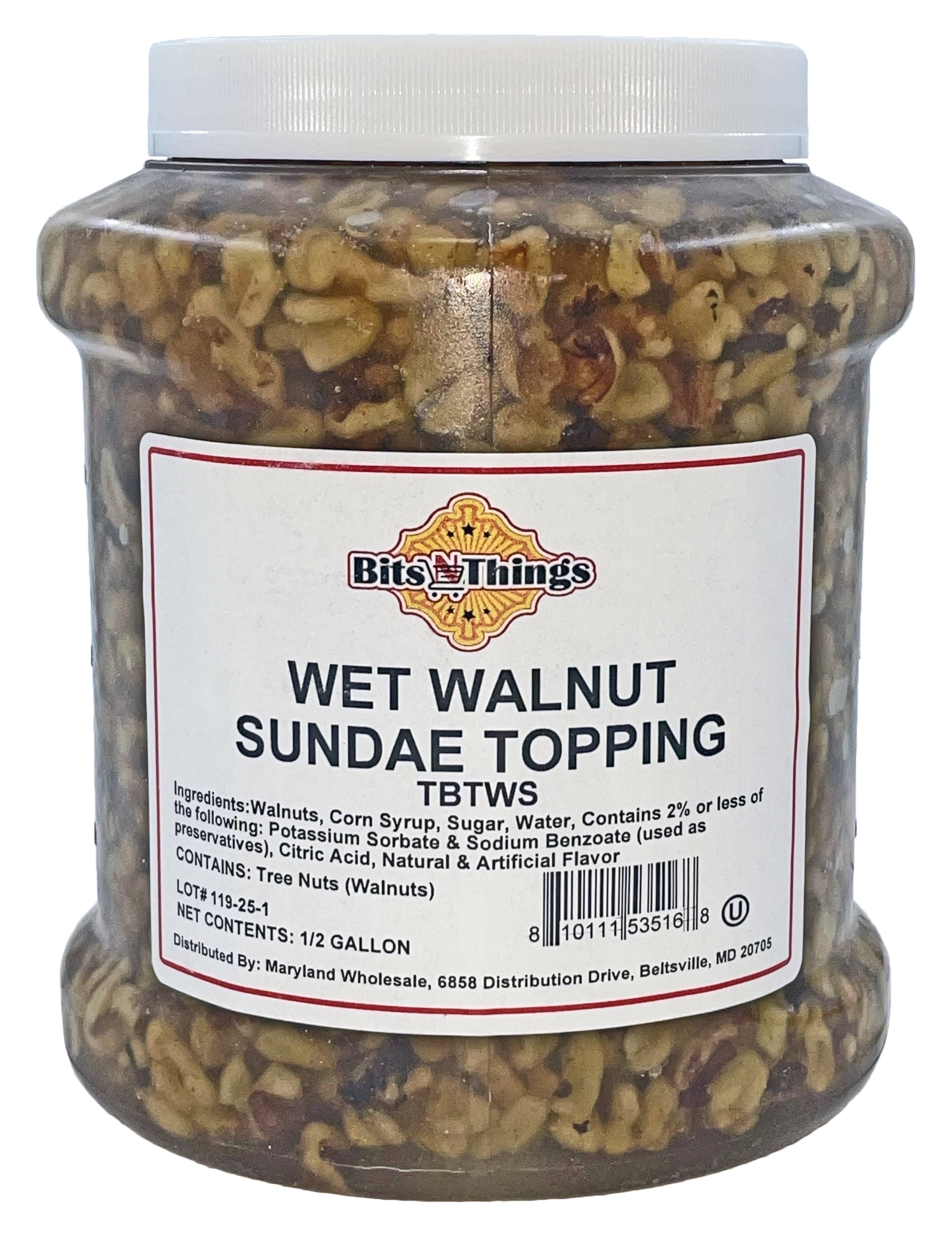 Free Shipping! Bits n Things Walnut Dessert Topping, Walnut Syrup for ...