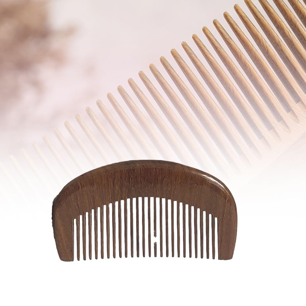 Walnut Wood Hair Comb, Wooden Hair Combs for Women, Walnut Hair Brush ...