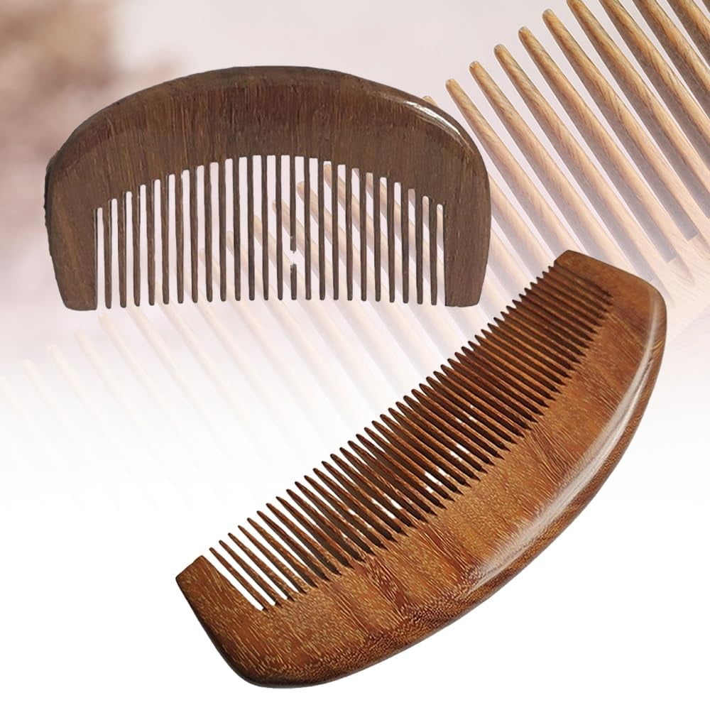 Walnut Wood Hair Comb, Wooden Hair Combs for Women, Walnut Hair Brush ...