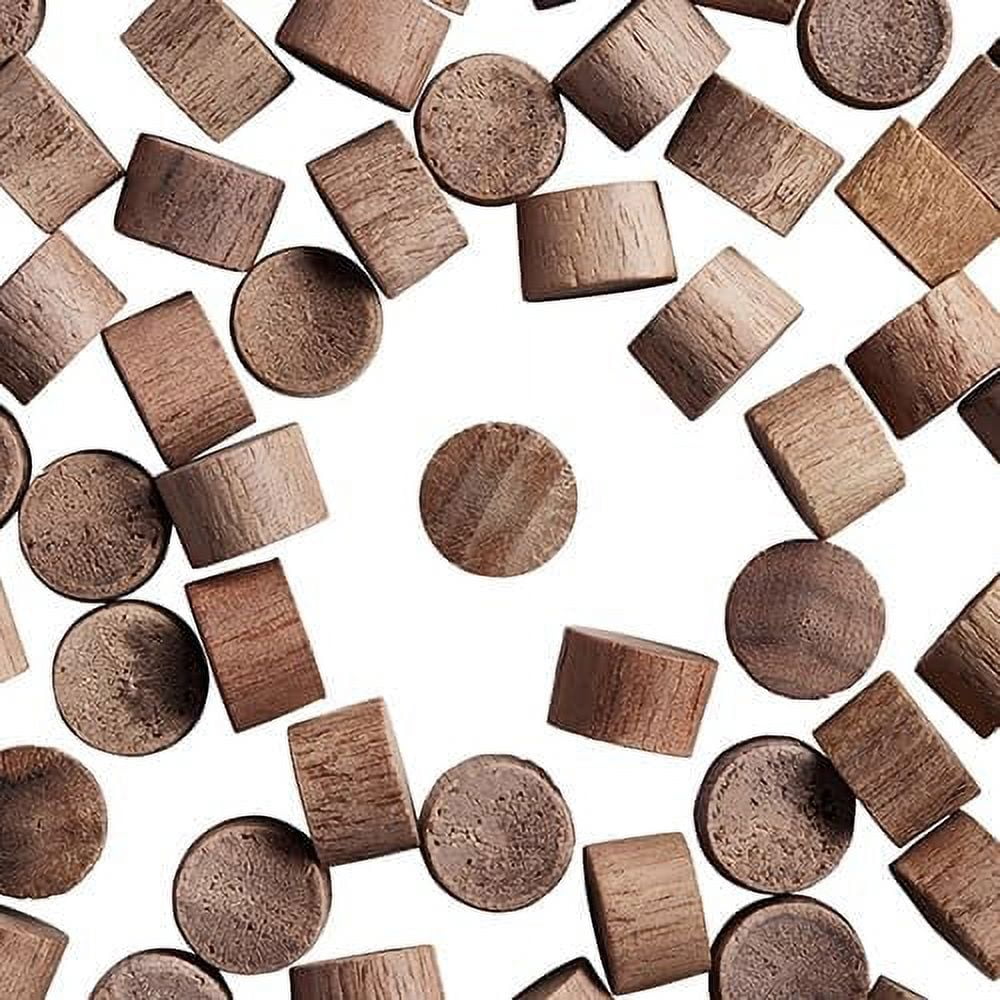 Walnut Wood Plugs, End Grain, Woodworking Plugs, Can Be Sanded, Stained ...