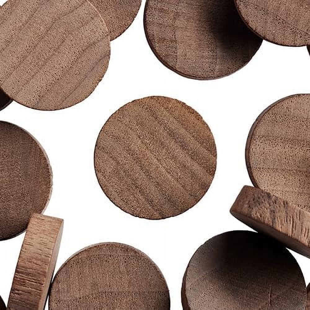 Walnut Wood Plugs, End Grain, Woodworking Plugs, Can Be Sanded, Stained ...