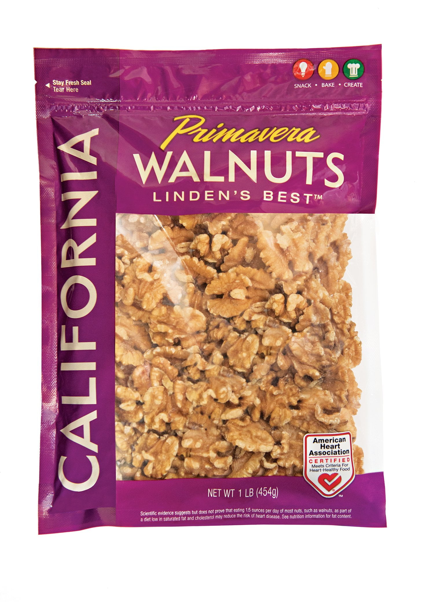 Walnuts Halves And Pieces 1Lb - Bulk Unsalted Walnuts 100% California ...
