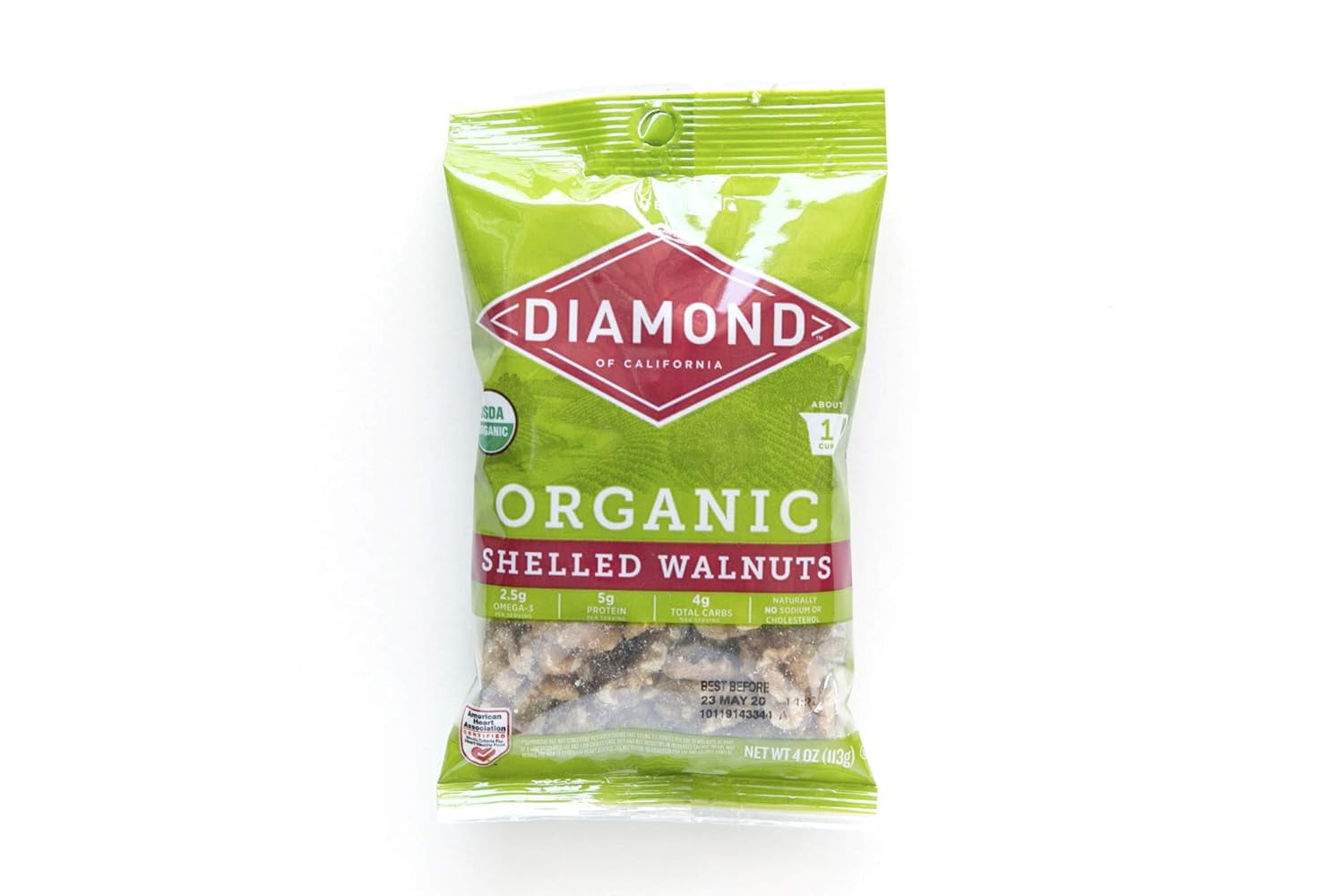 Walnuts, Organic Shelled Walnuts, 4 oz (12 Pack) - Walmart.com