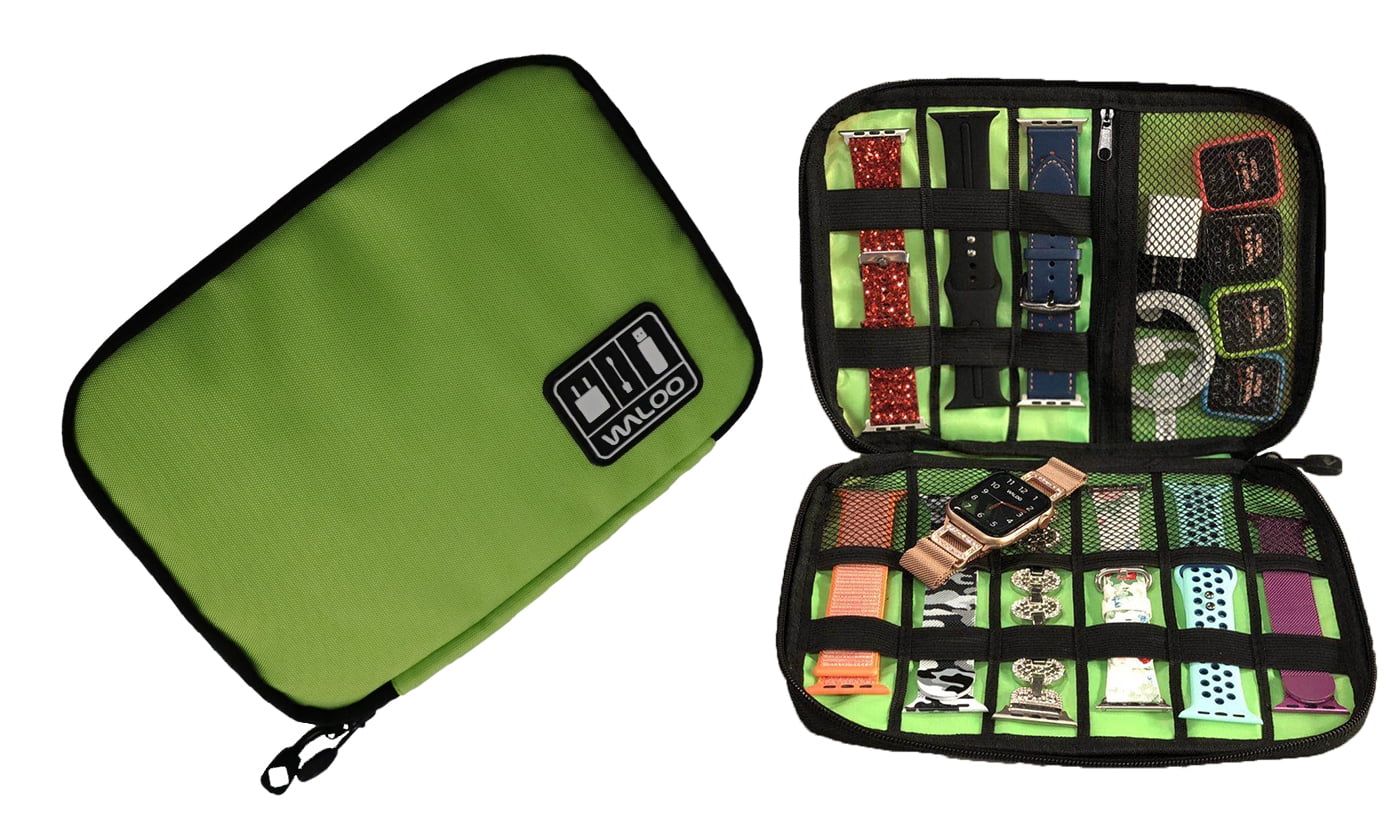 Waloo Small Electronics Organizer Pouch for Travel - Premium Travel ...