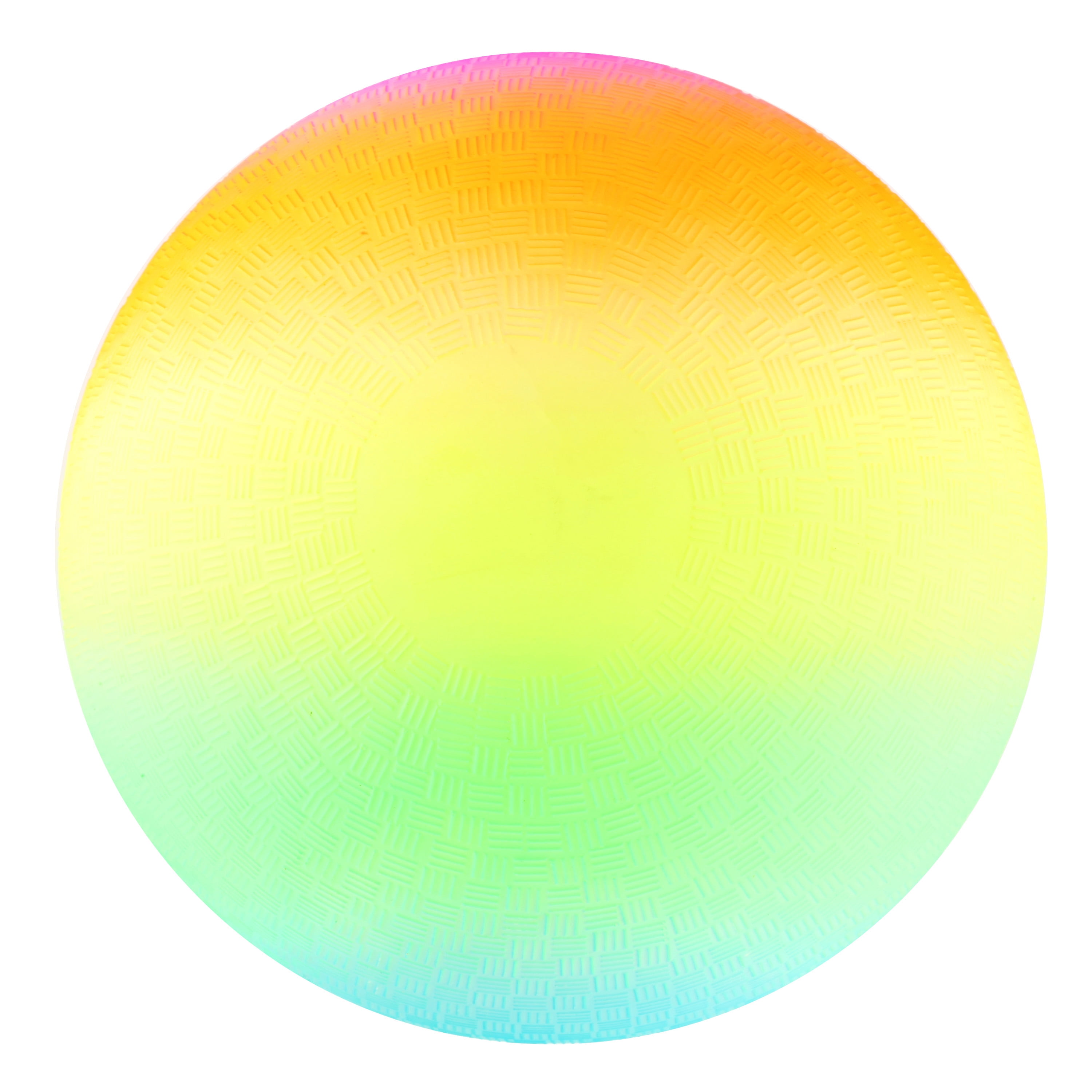 Waloo Sports 9" PVC Rainbow Playground Round Kick Ball for Outdoor Fun ...