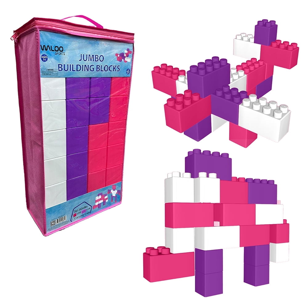 Waloo Sports Jumbo Building Blocks for Toddlers & Kids - Brings Kids ...