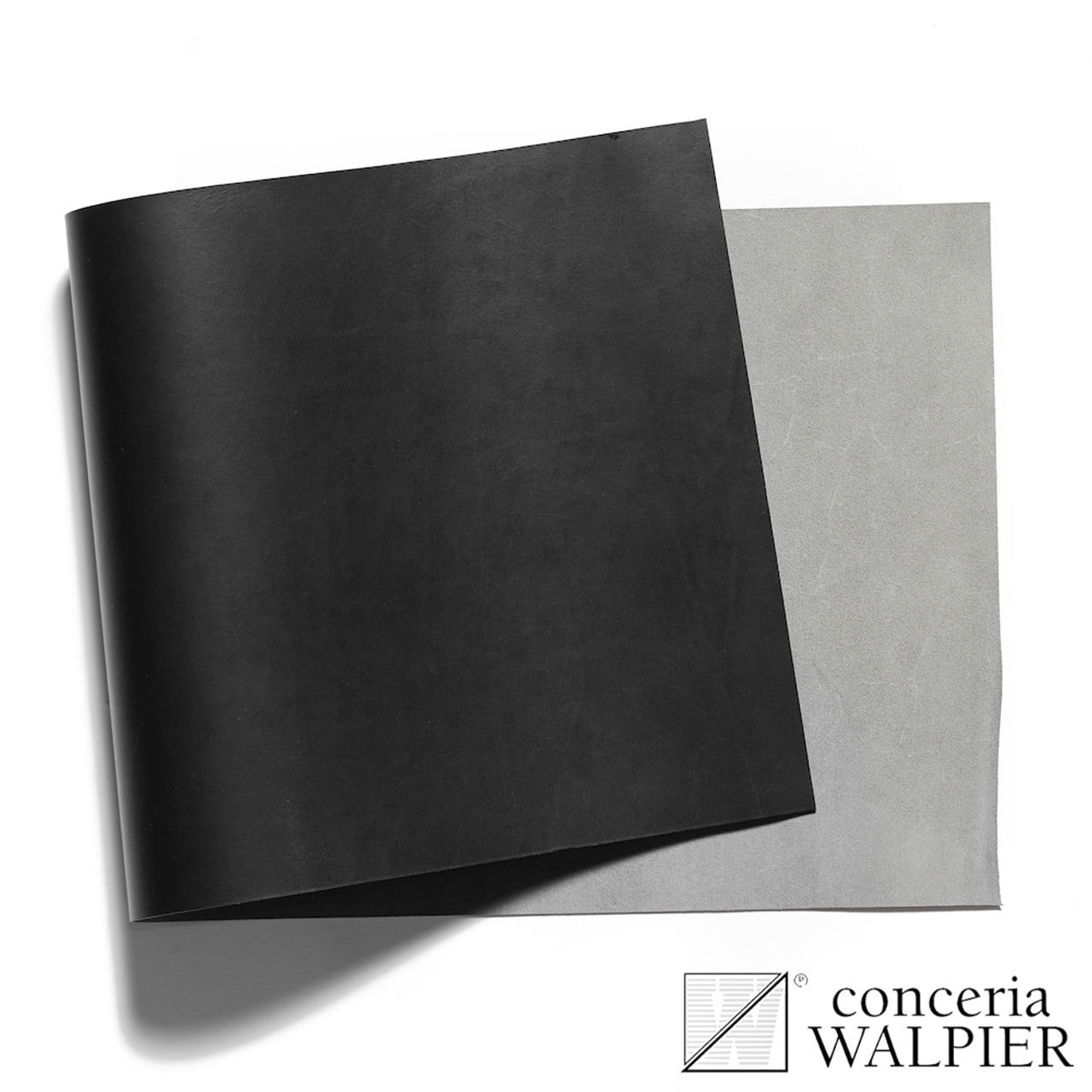 Walpier Conceria, Buttero, Italian Vachetta Leather, Panel, Black ...