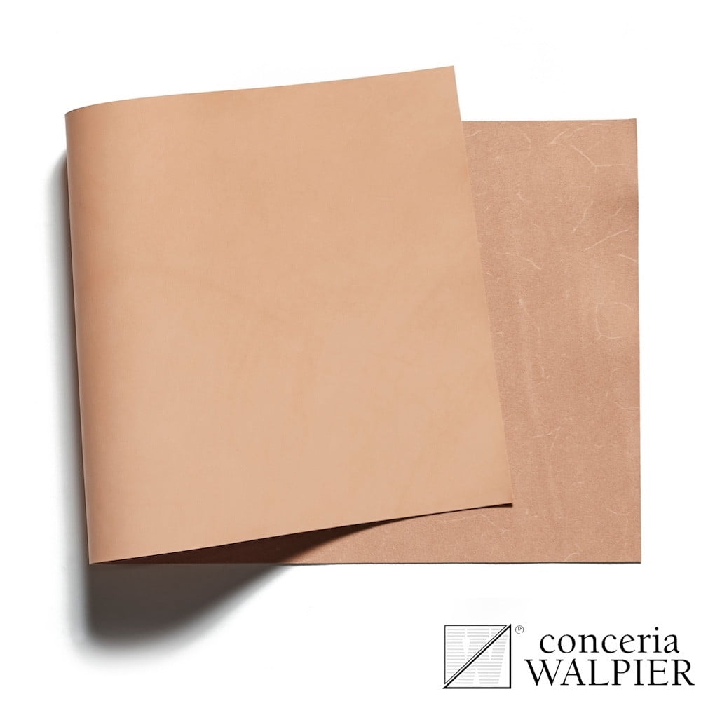 Walpier Conceria, Buttero, Italian Vachetta Leather, Panel, Natural ...