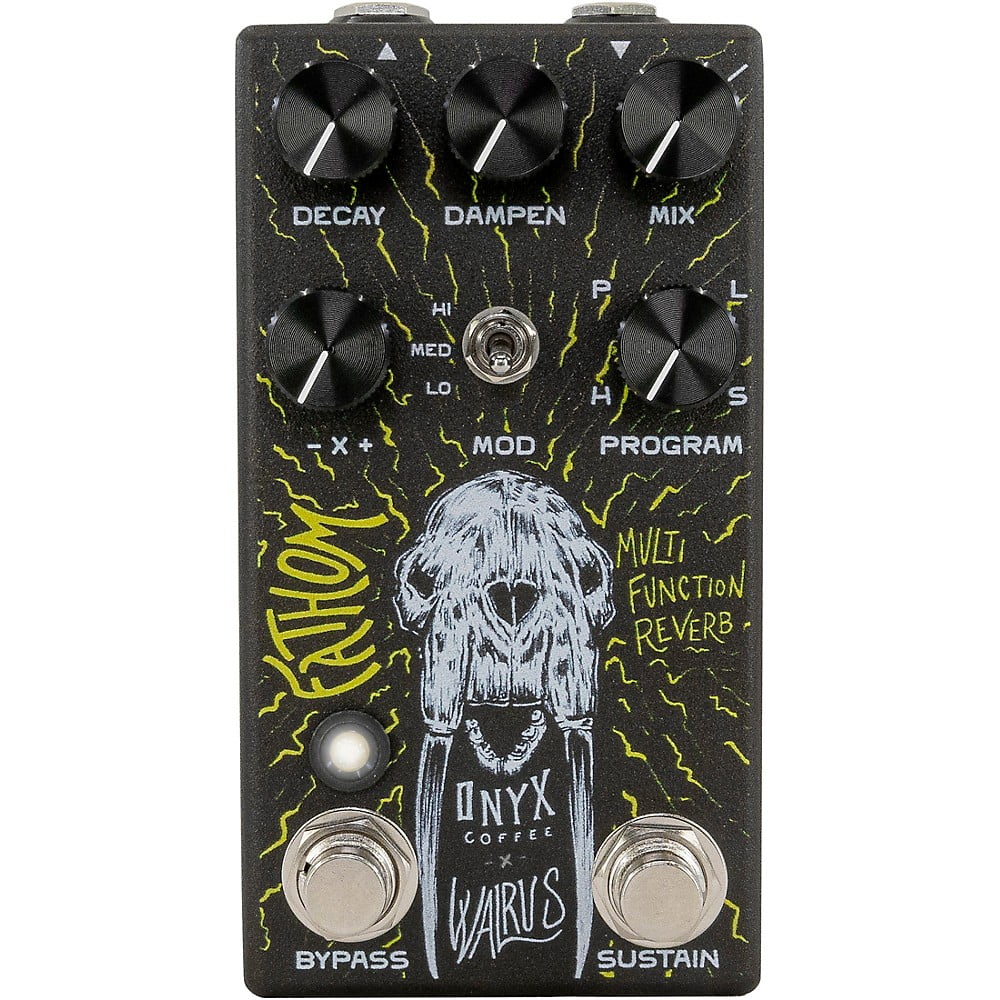 Walrus Audio Fathom Multi-Function Reverb Effects Pedal Onyx Edition ...
