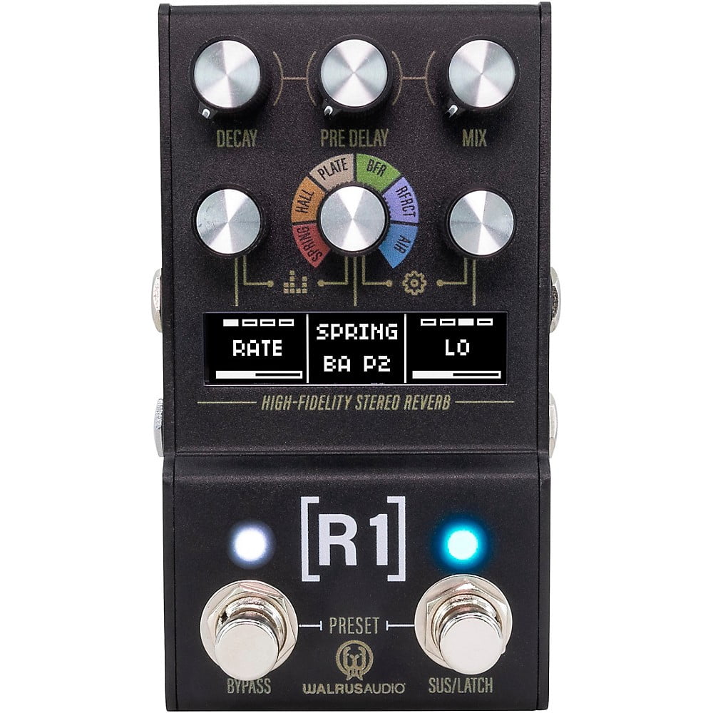 Walrus Audio Mako Series R1 High-Fidelity Reverb MKII Black - Walmart.com