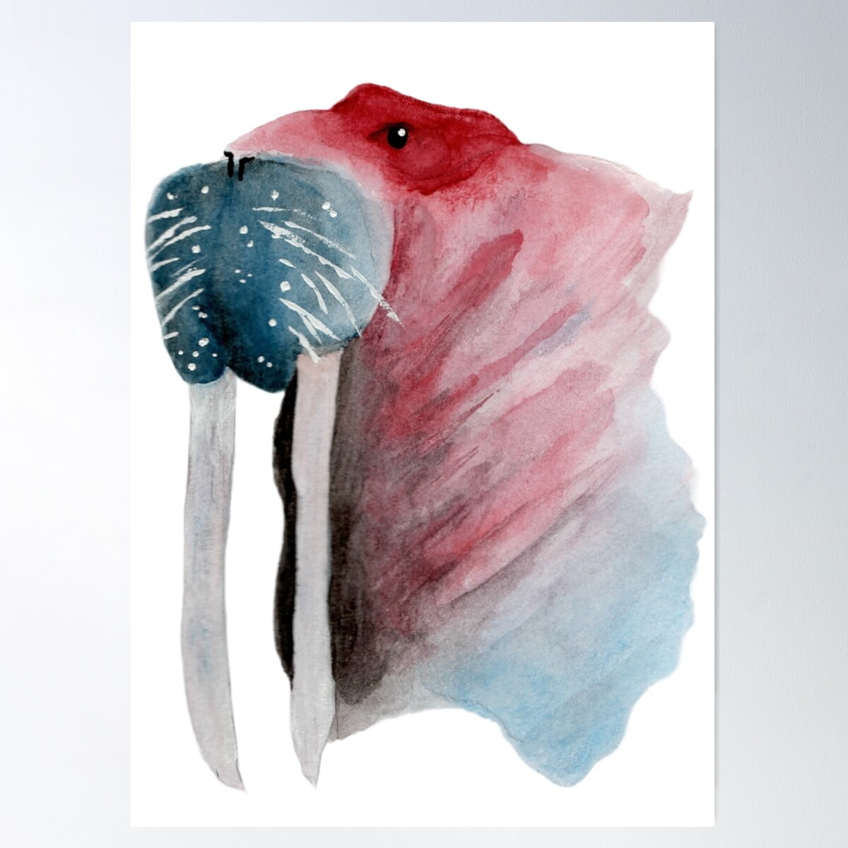 Walrus Poster Wall Art, Modern Wall Decor For Living Room Bedroom ...