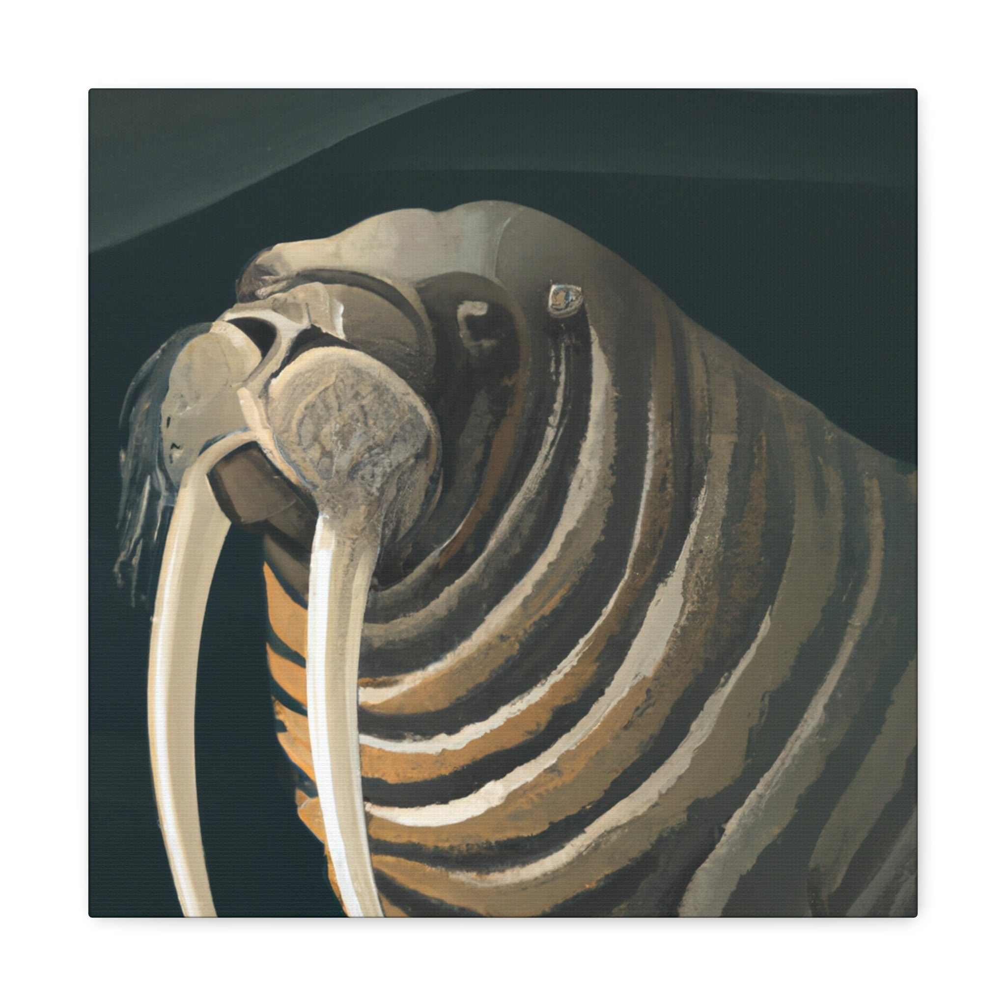 "Walrus in Moonlight Pose" - Canvas - Walmart.com