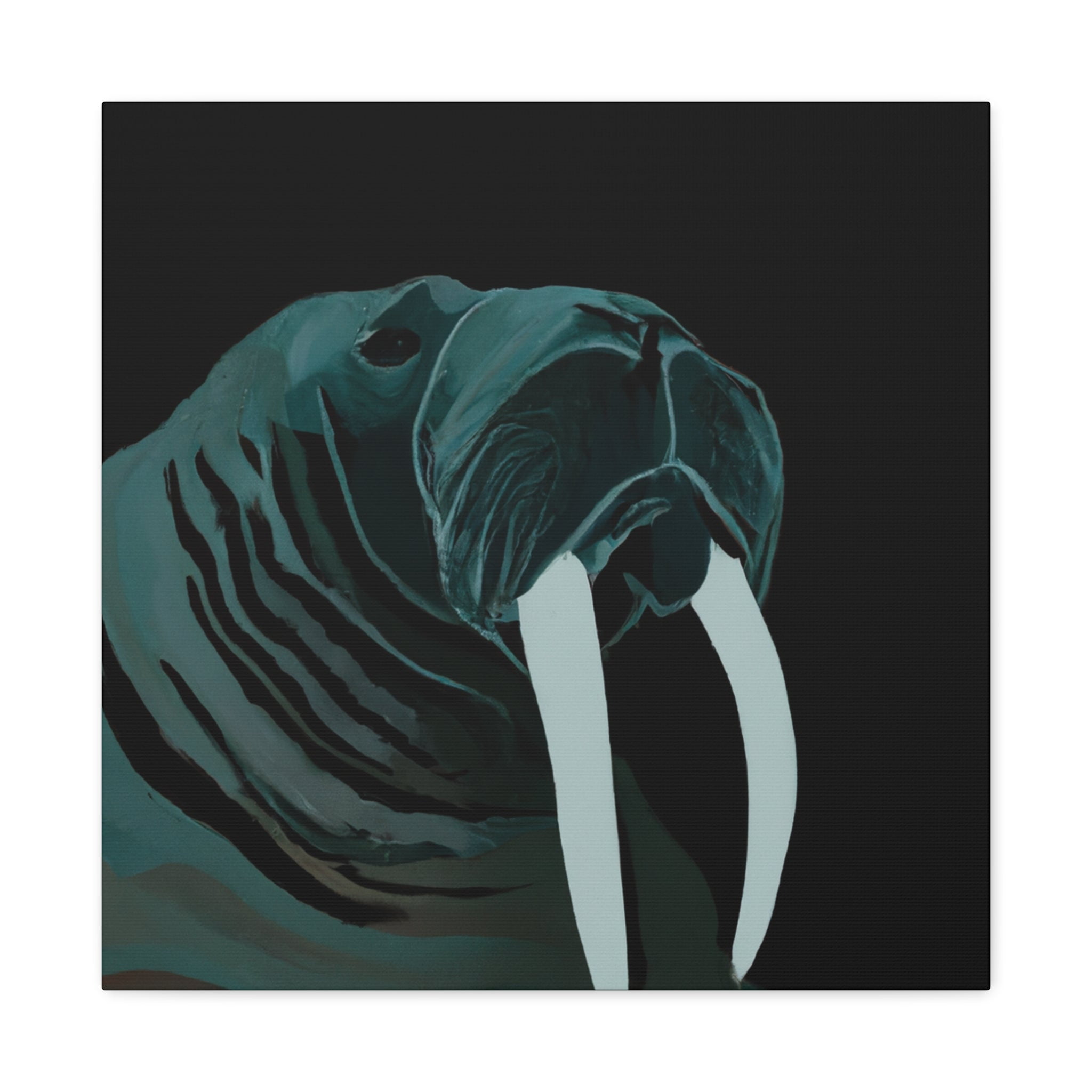 "Walrus in Simplicity" - Canvas - Walmart.com